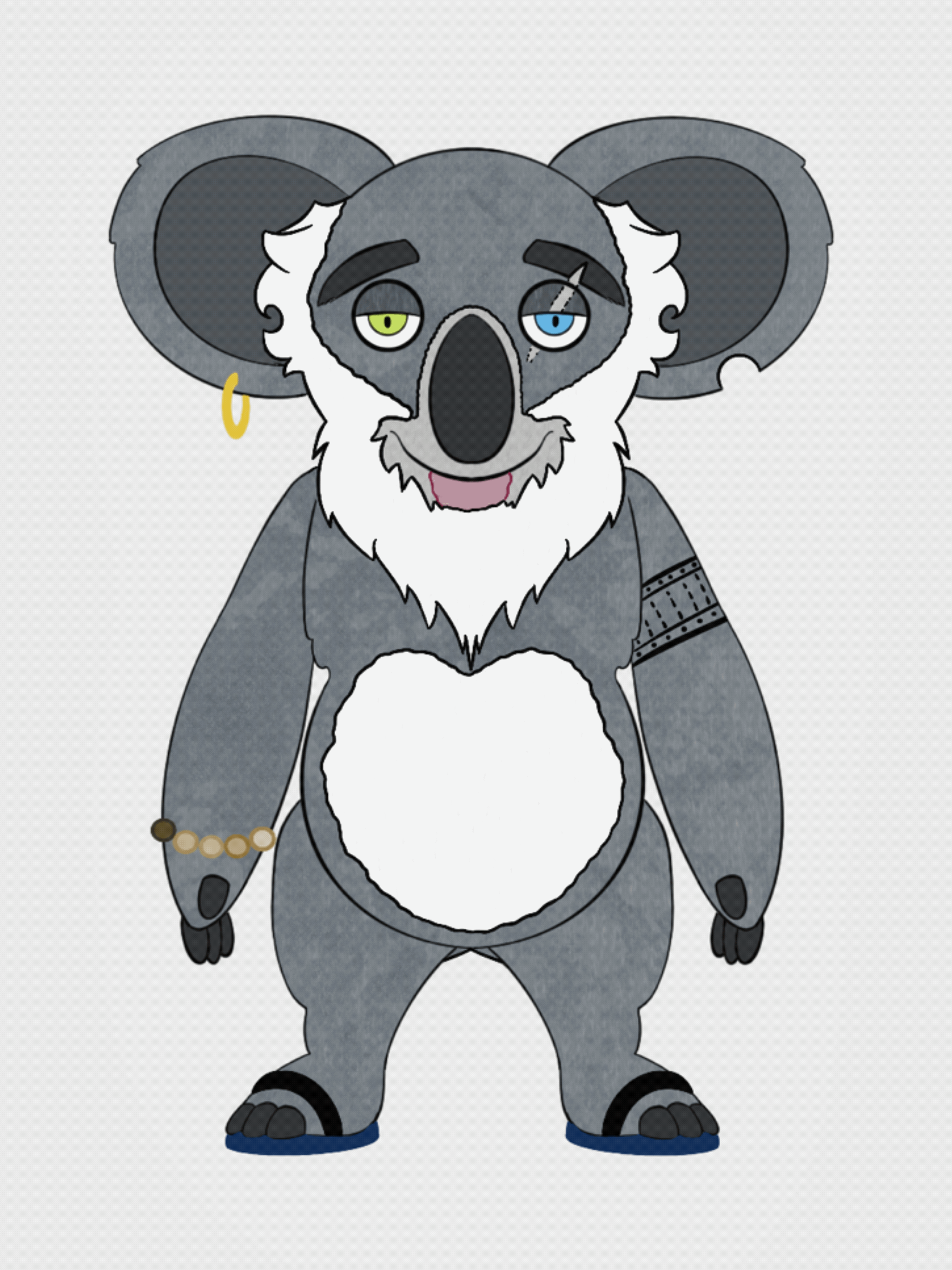 mad koala gif