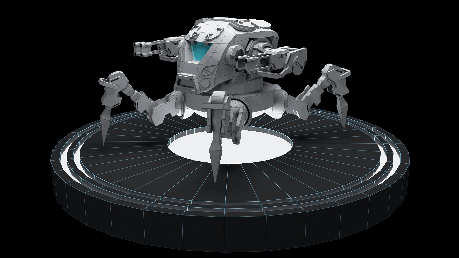 ArtStation - Mech-Spider (Game ready)