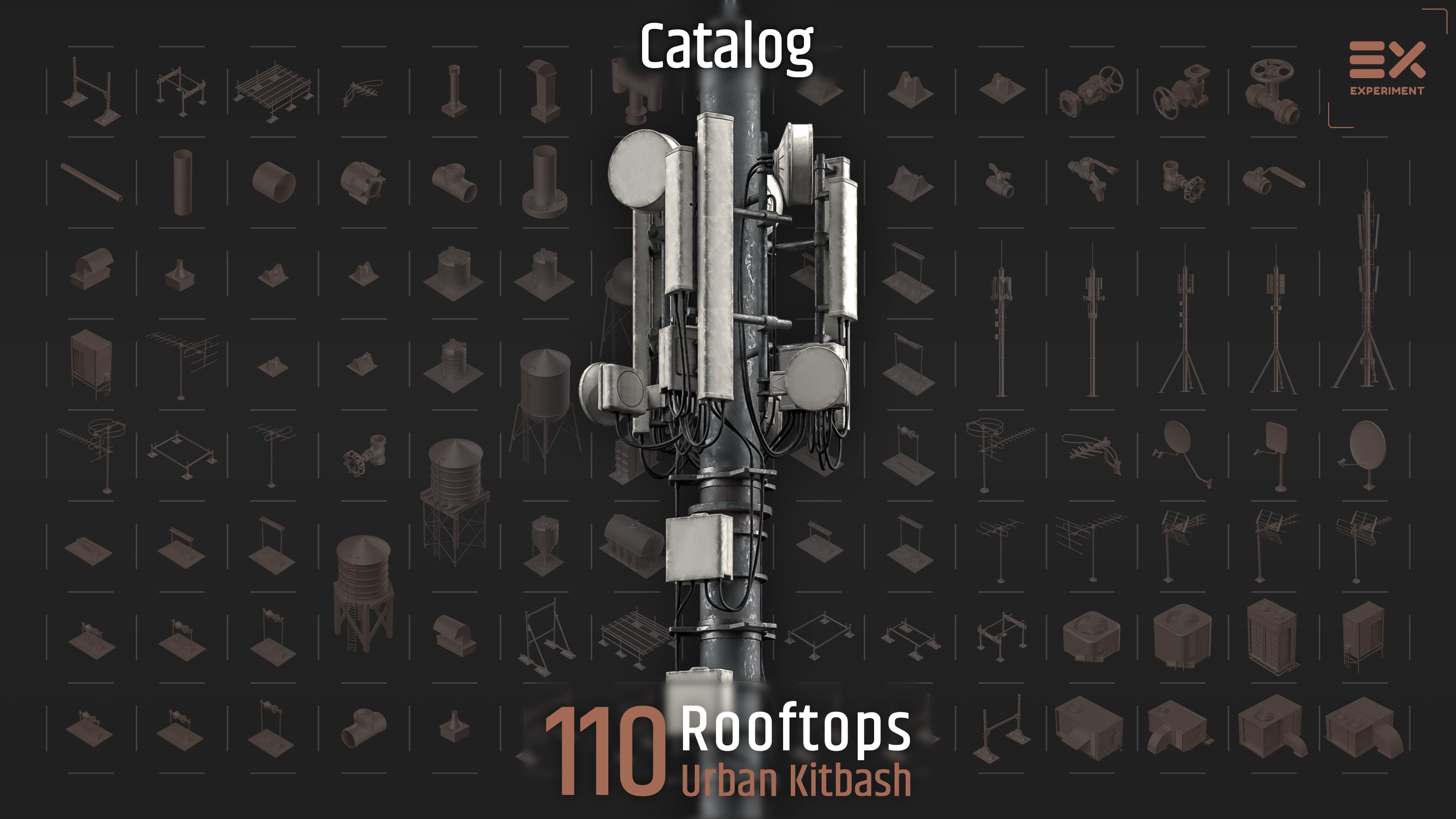 Experiment Studio - 110 Rooftops Props