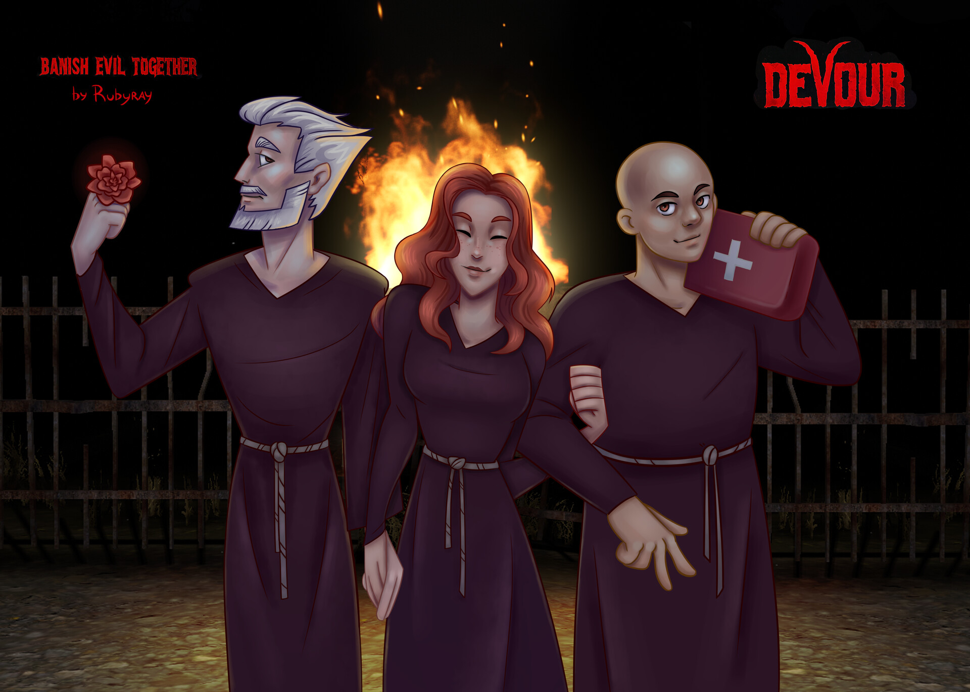 ArtStation - Me and my friends playing "Devour"