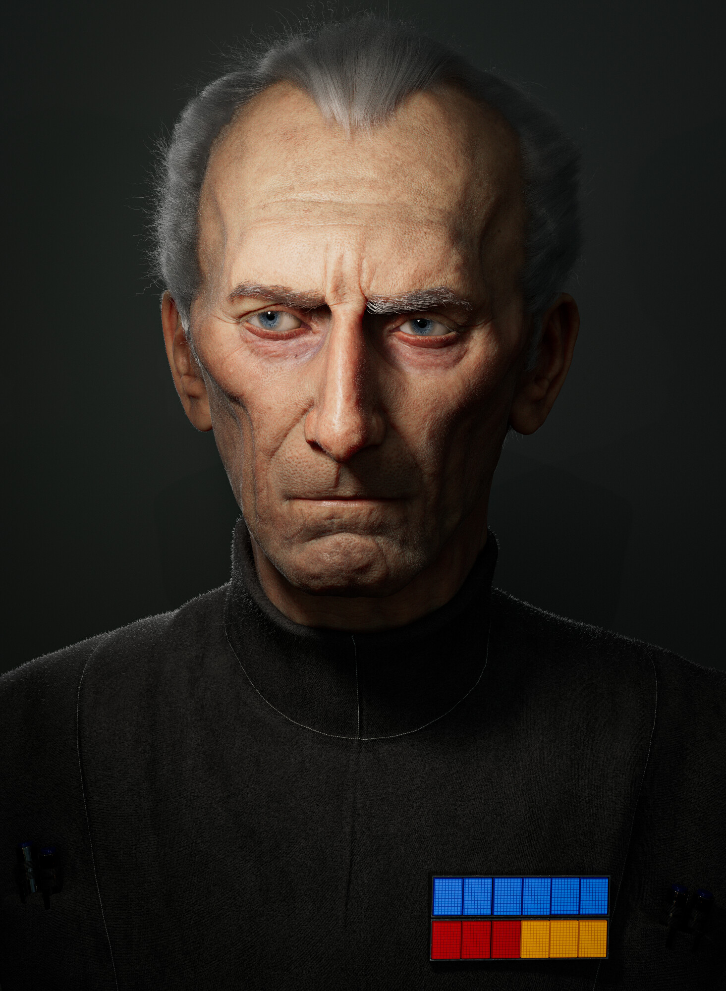 ArtStation - Grand Moff Tarkin - Peter Cushing (FANART)