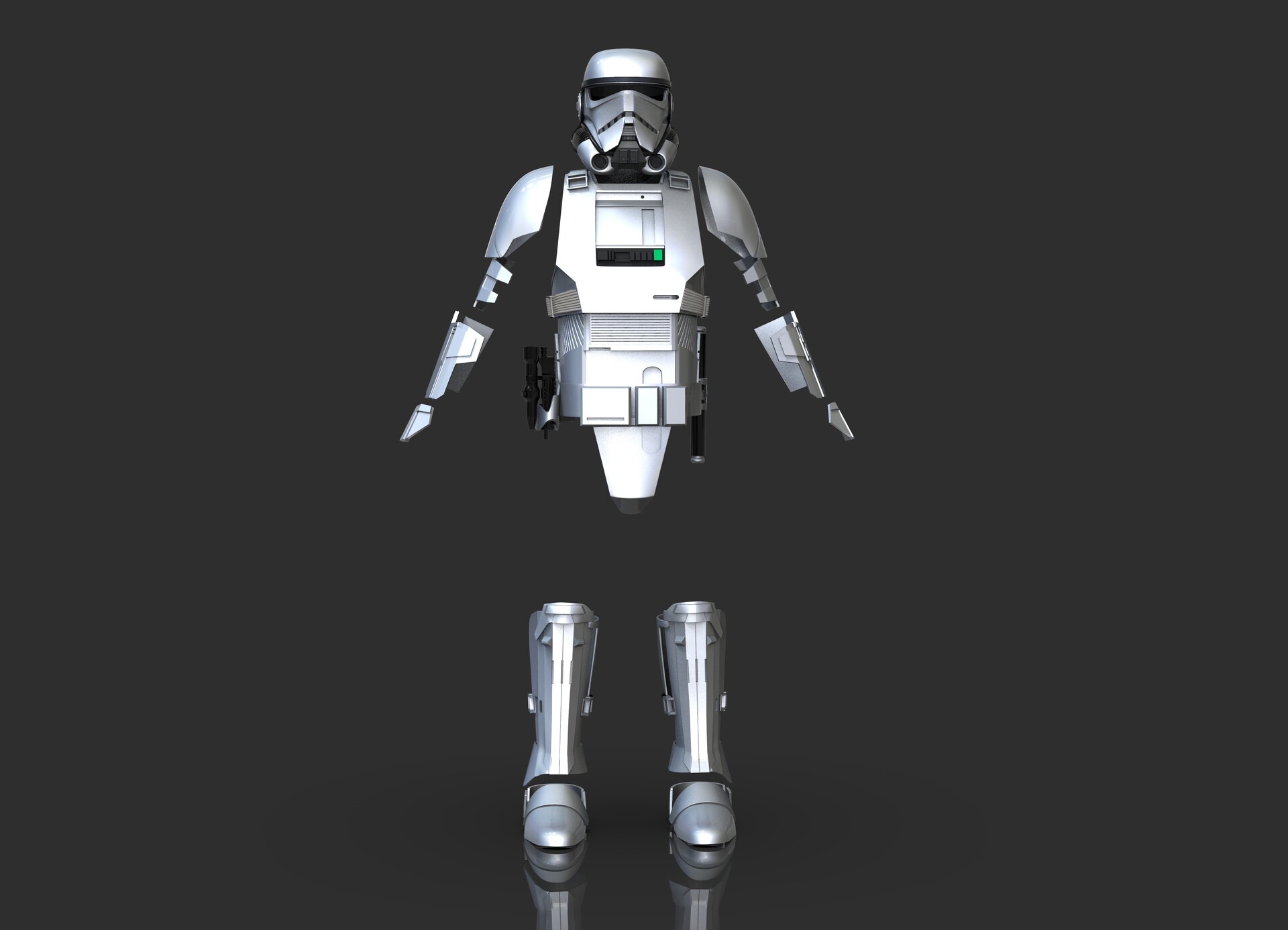 ArtStation - Patrol trooper armor (not for sale)