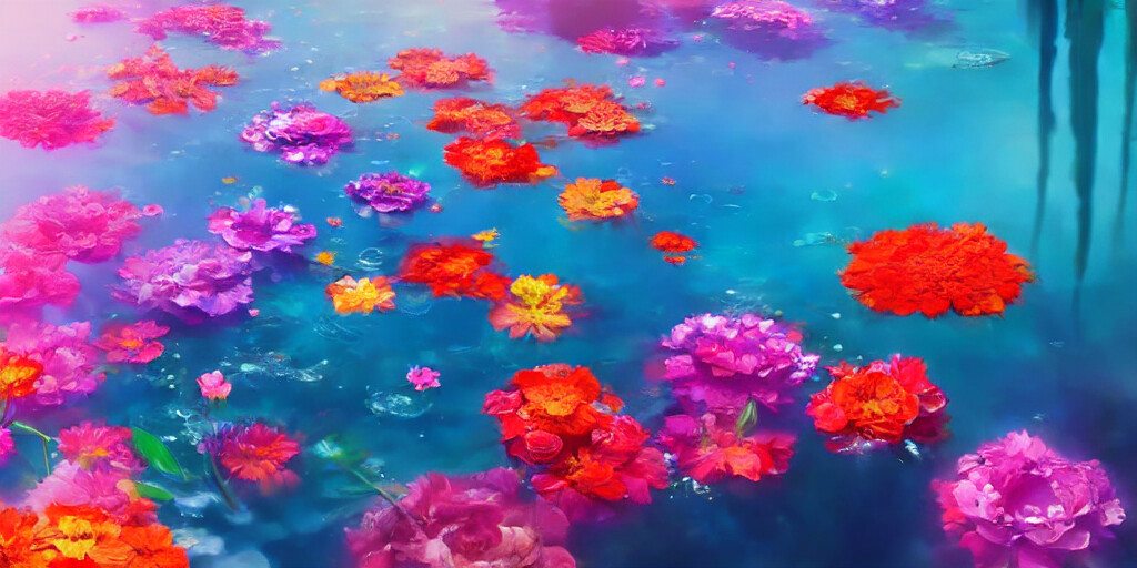 Floating Flowers Screensavers