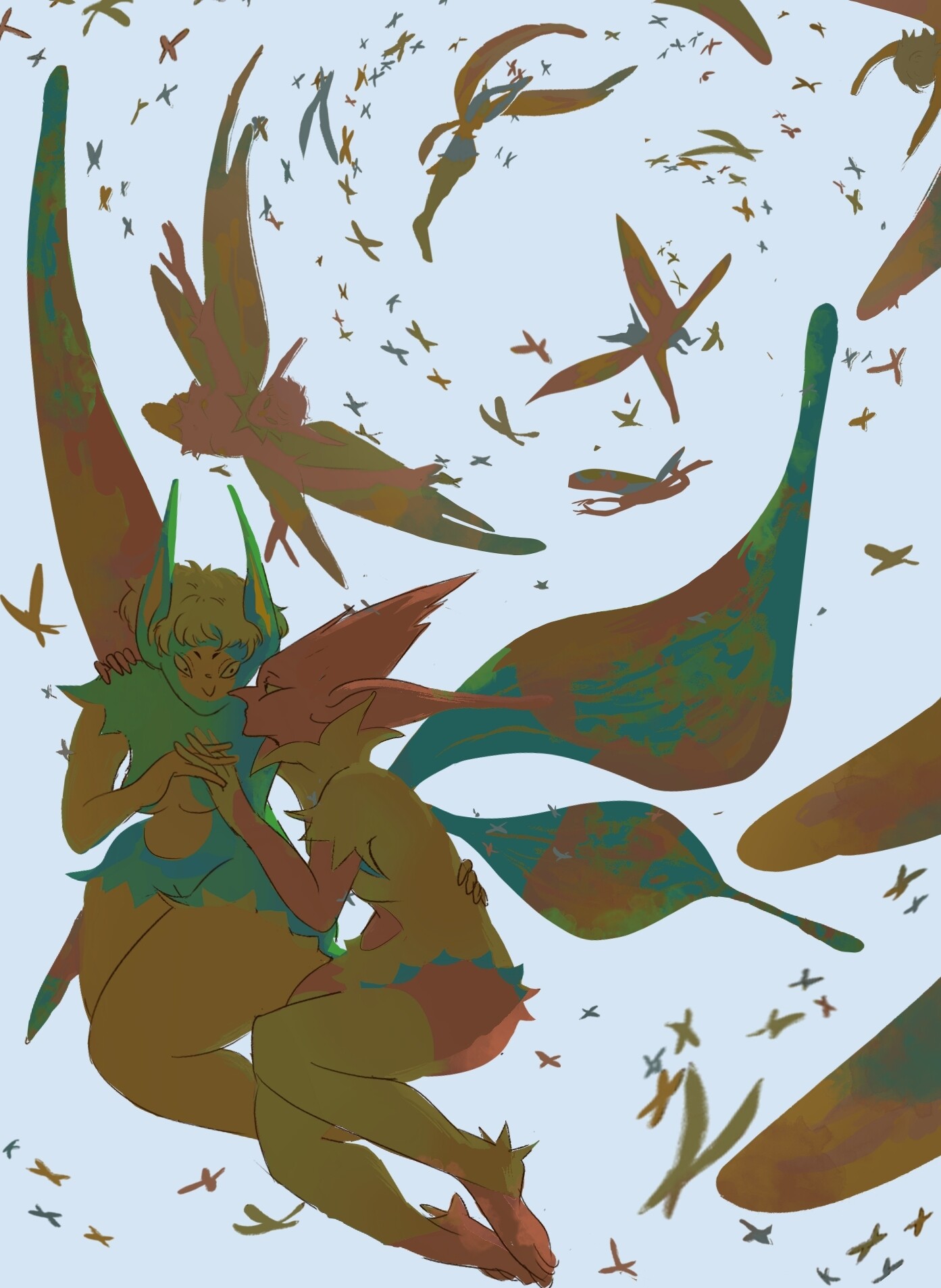 ArtStation - Monoptera pixies