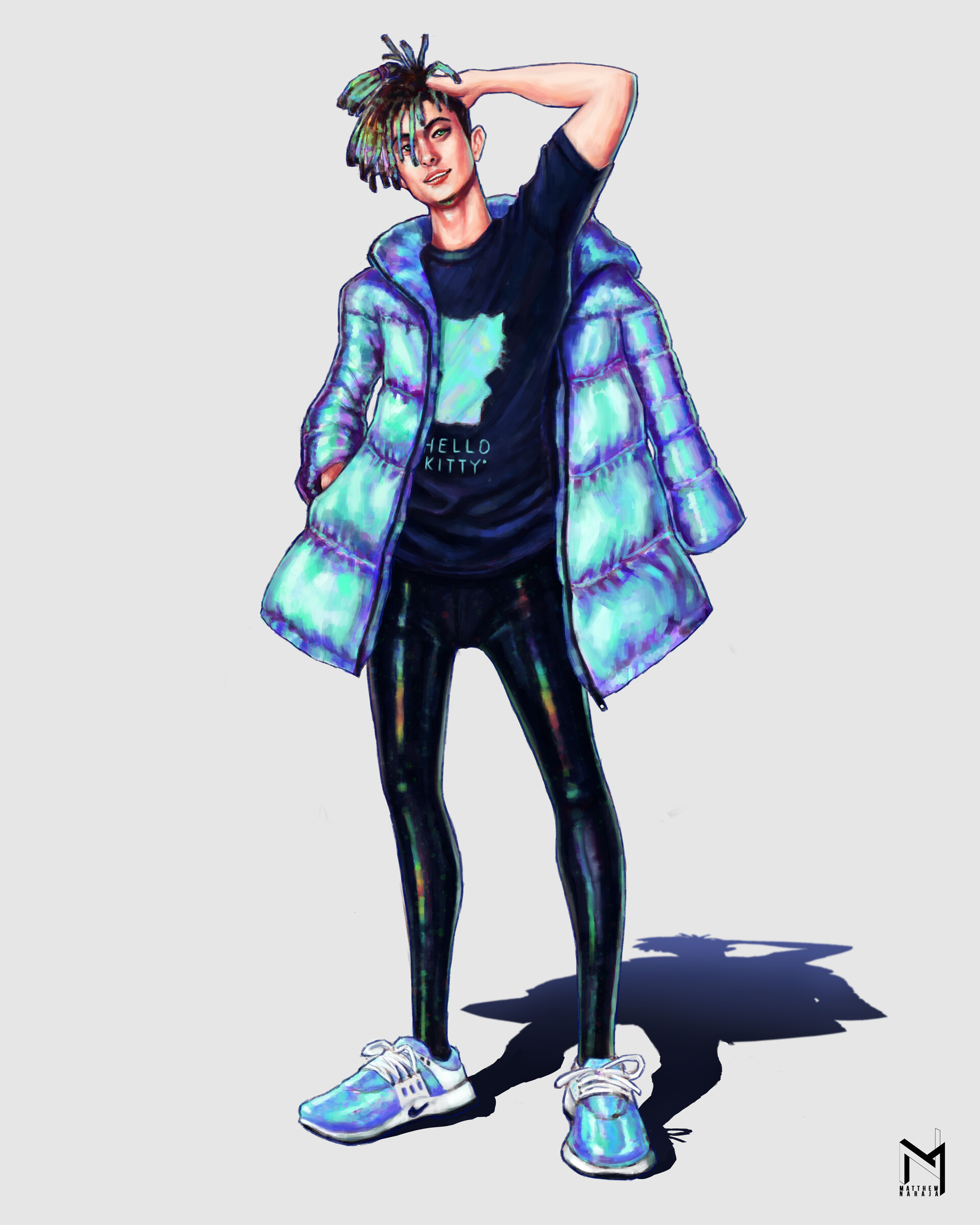 ArtStation - Holographic Hello Kitty