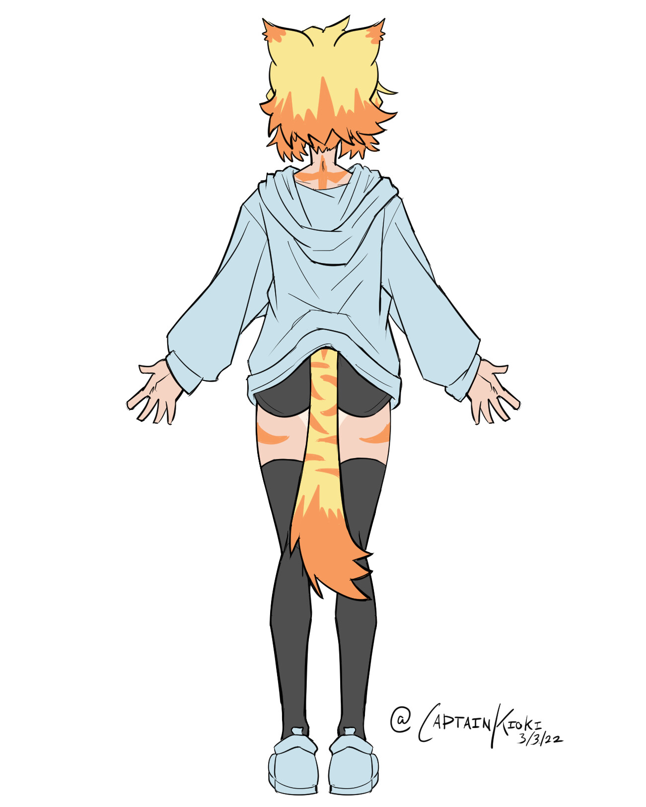 Kioki - Character Design Turnaround, Tess