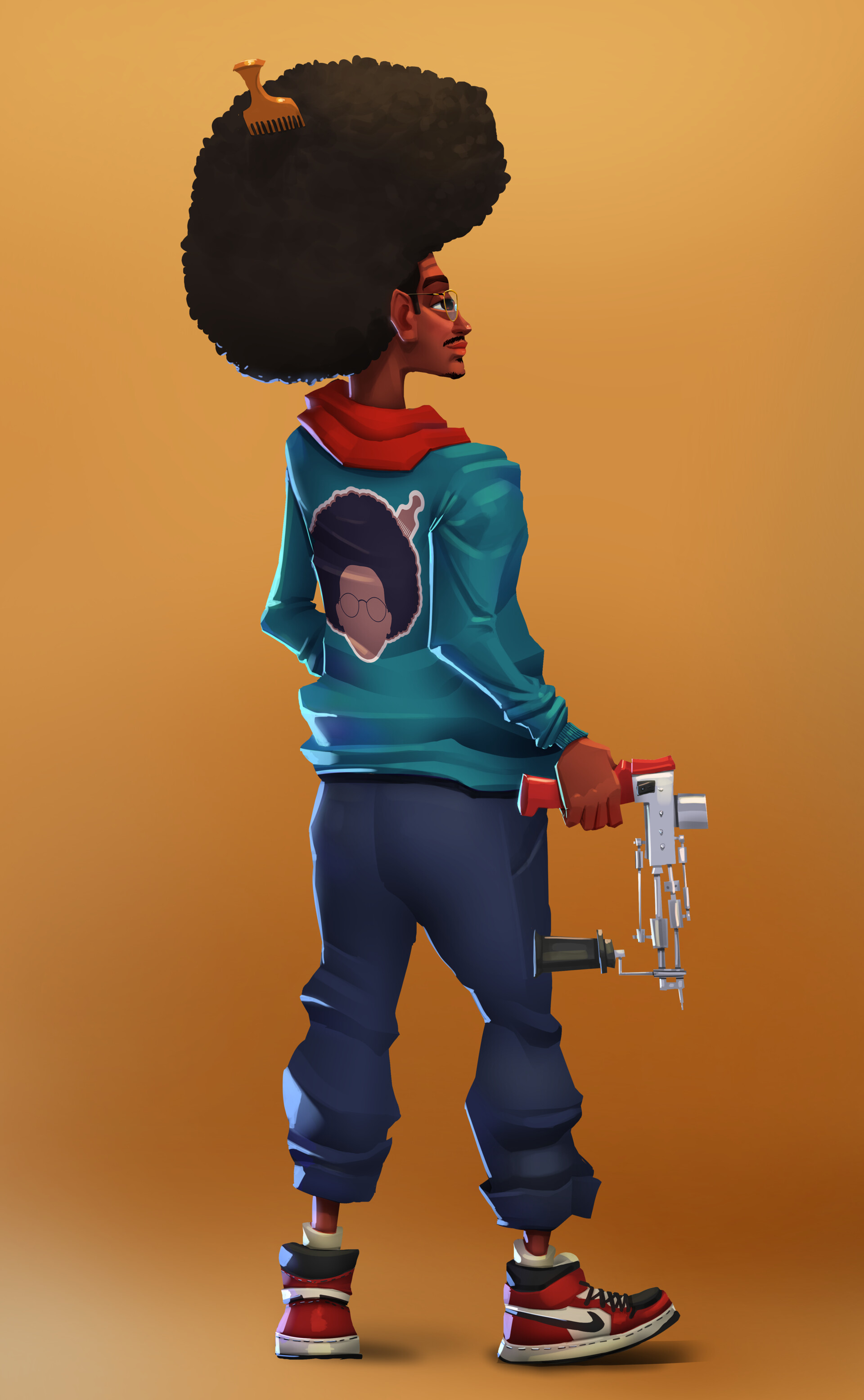 ArtStation - Tufting Gun