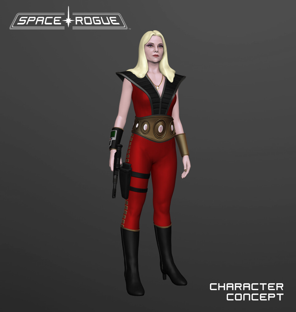 ArtStation - Space Rogue: Character concept 'Hero Character'