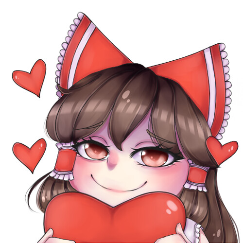 ArtStation - Reimu Emote - Touhou Project