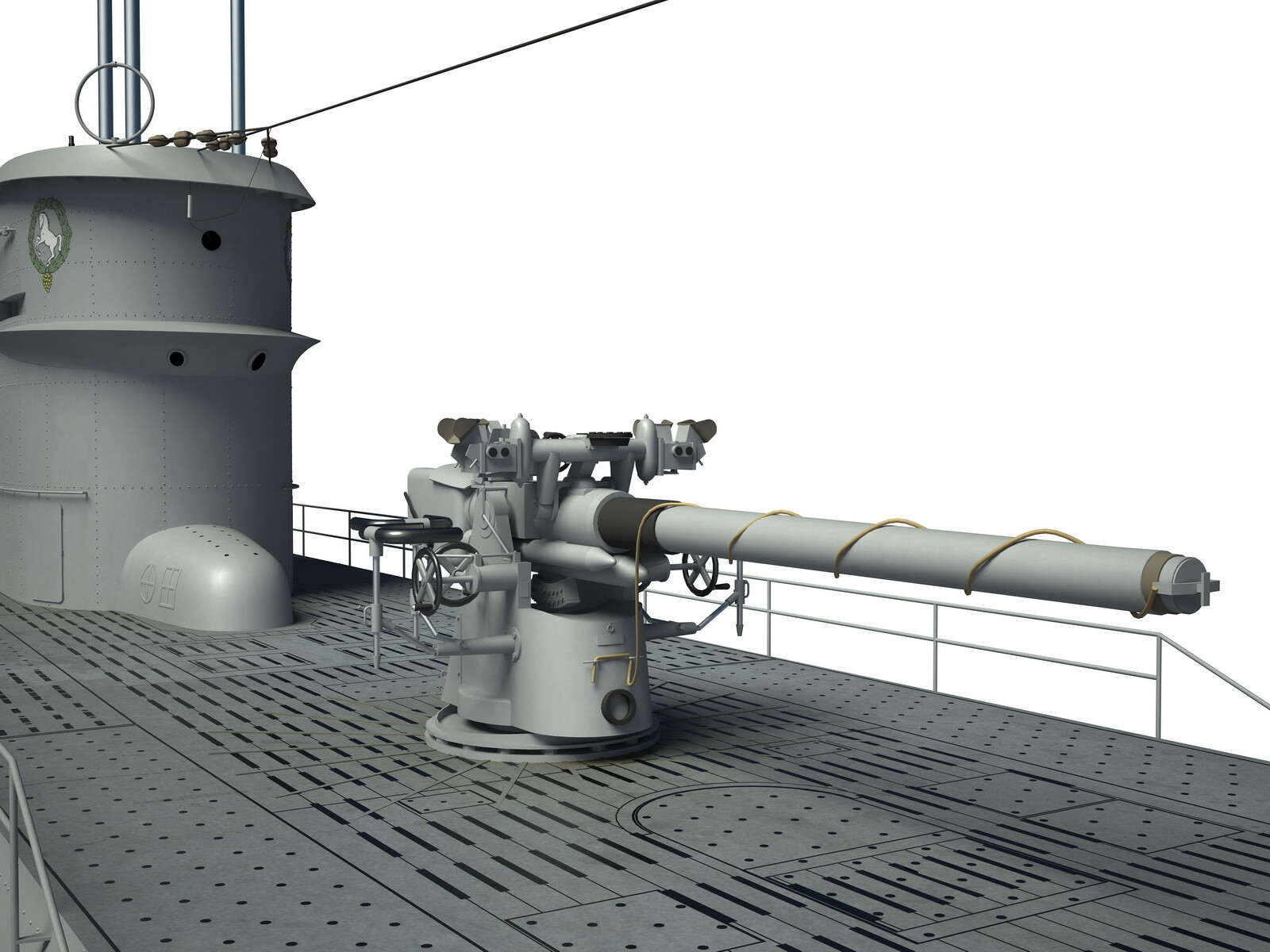 ArtStation - German U-Boat U-187 (Type IXC/40)