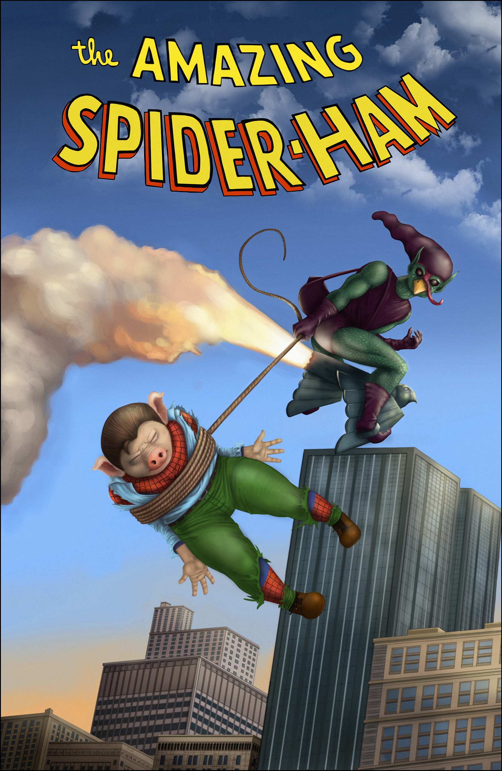 ArtStation - Spider Ham Fan Art