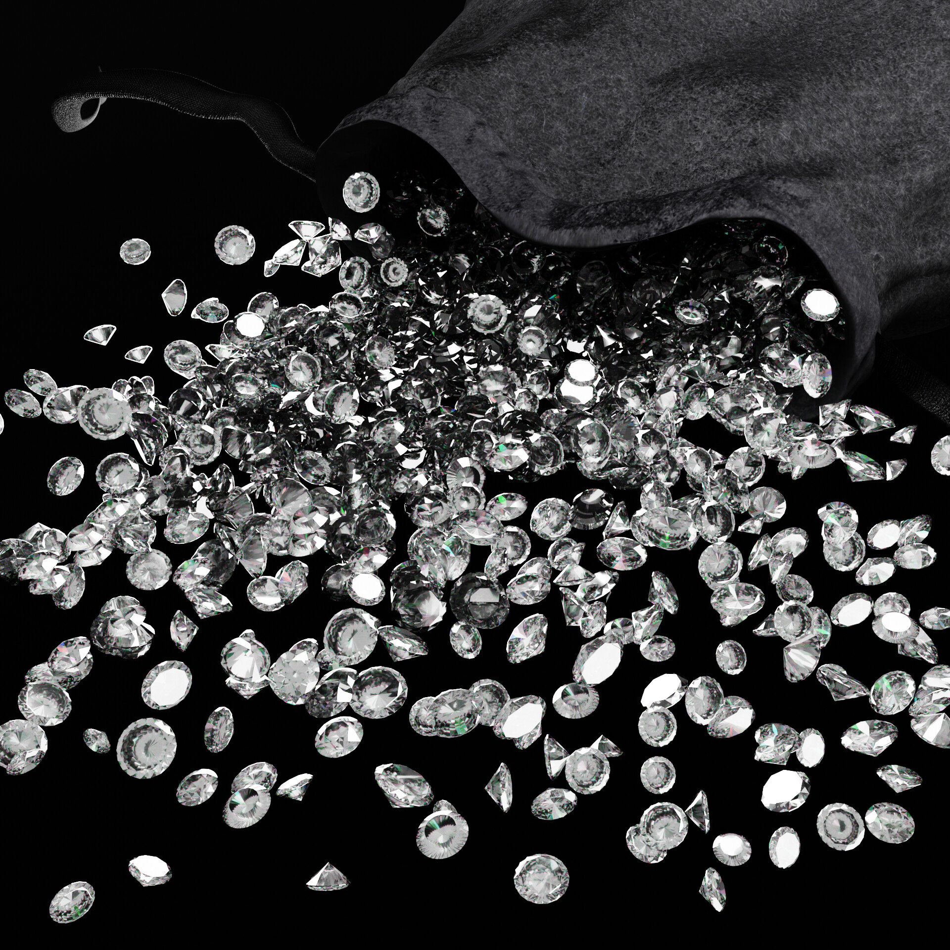 ArtStation - Diamonds Spill