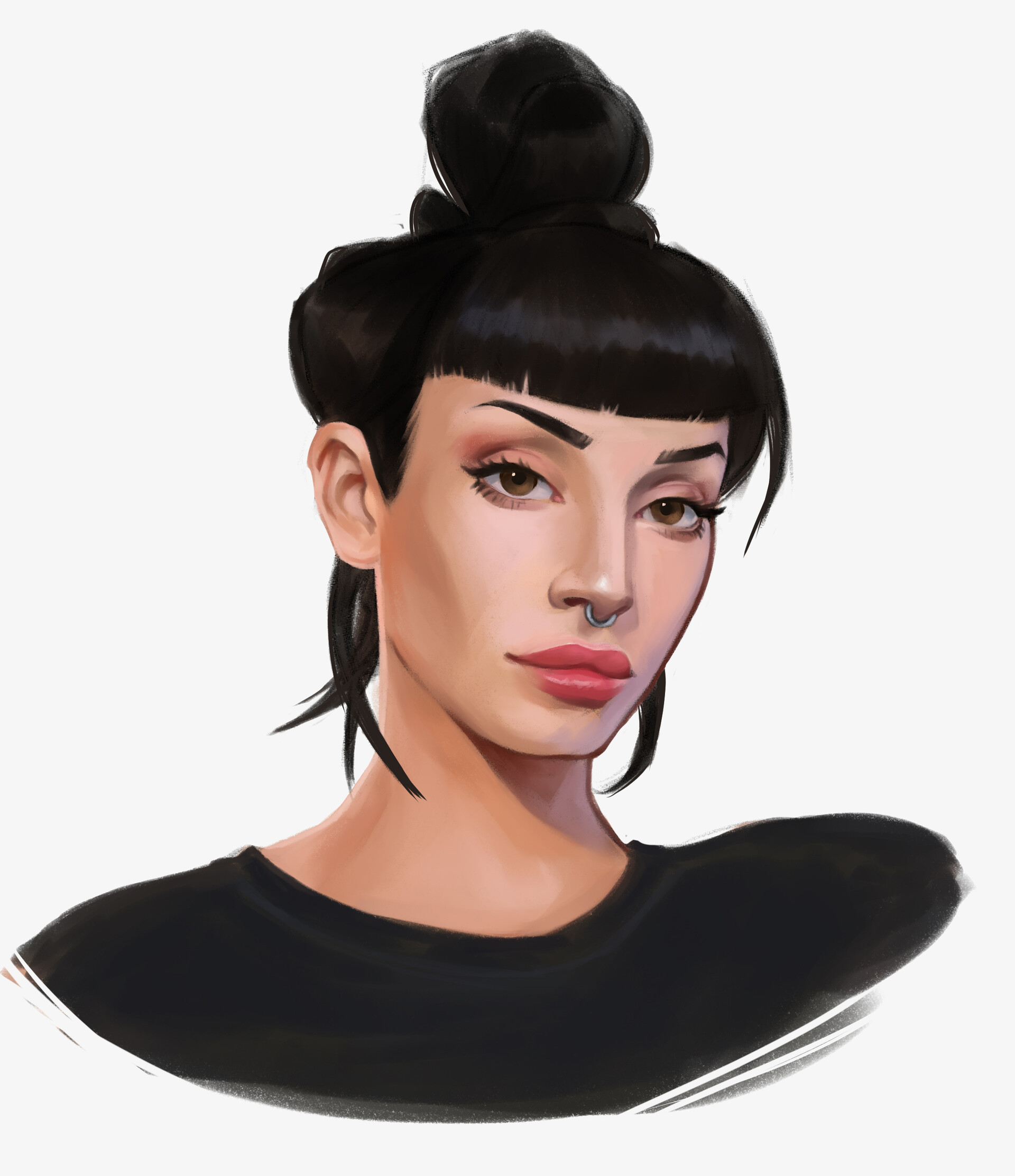 ArtStation - Goth girl