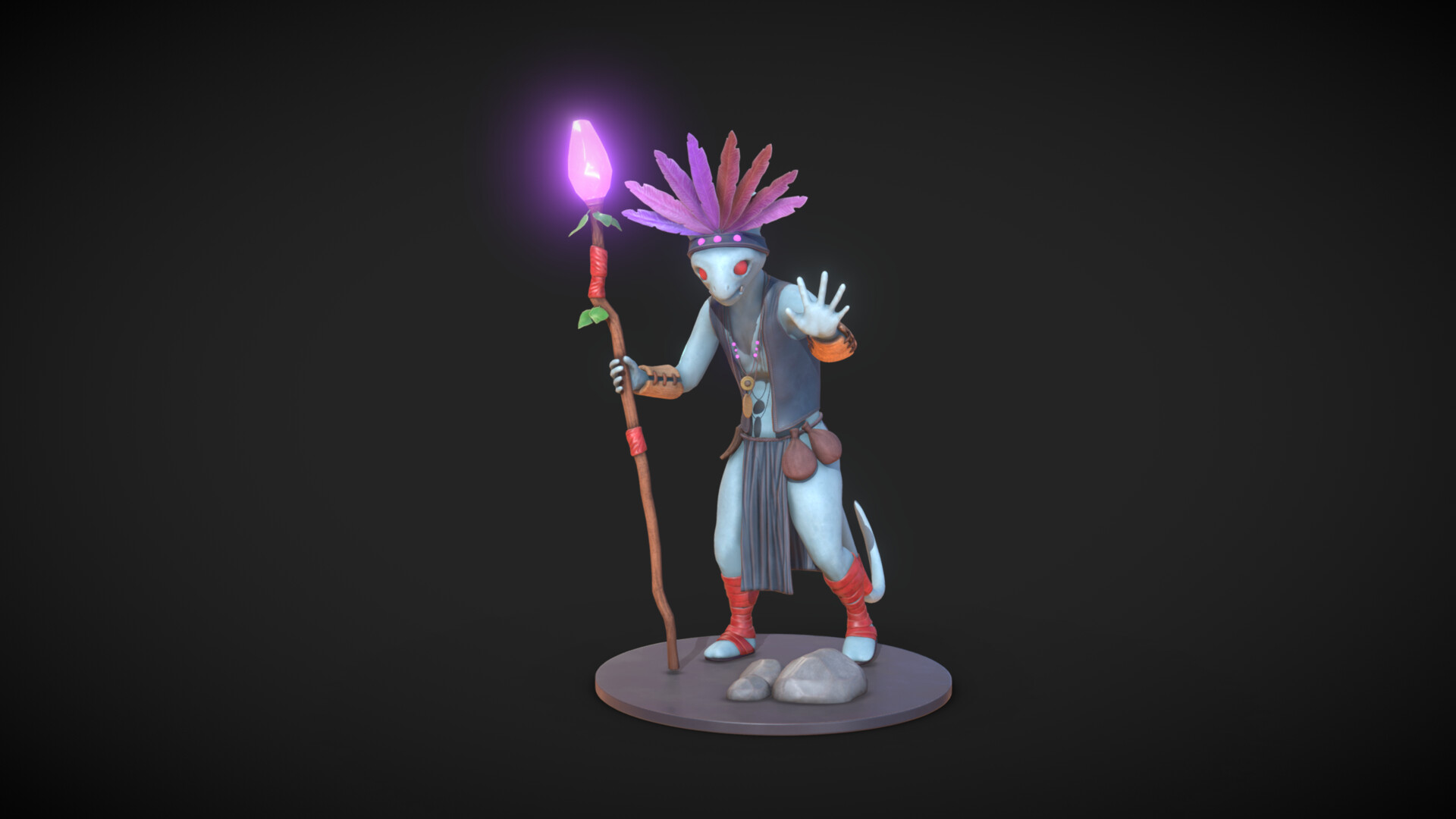 ArtStation - Rat Shaman 3d Concept