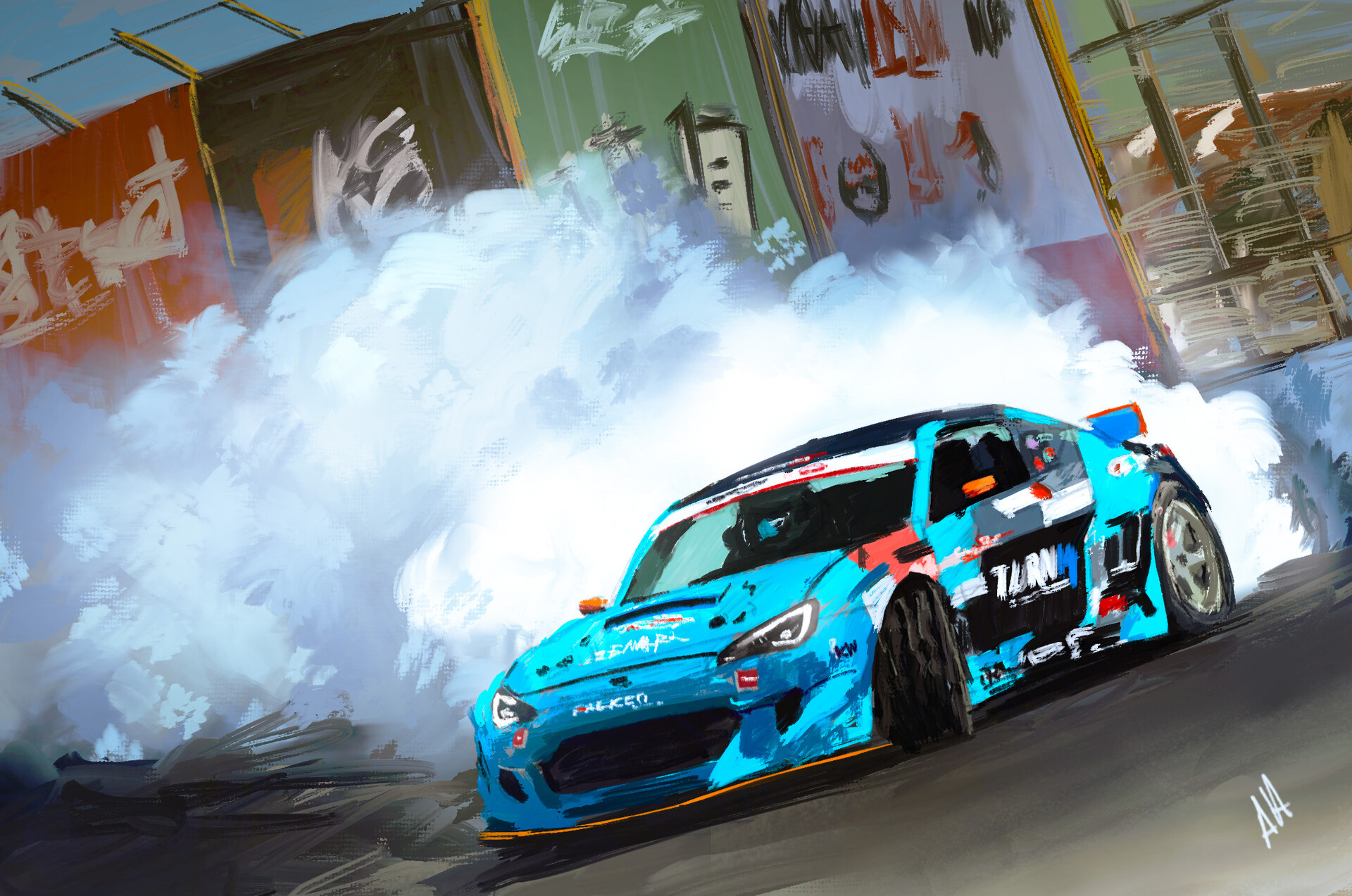 ArtStation - Drift BRZ