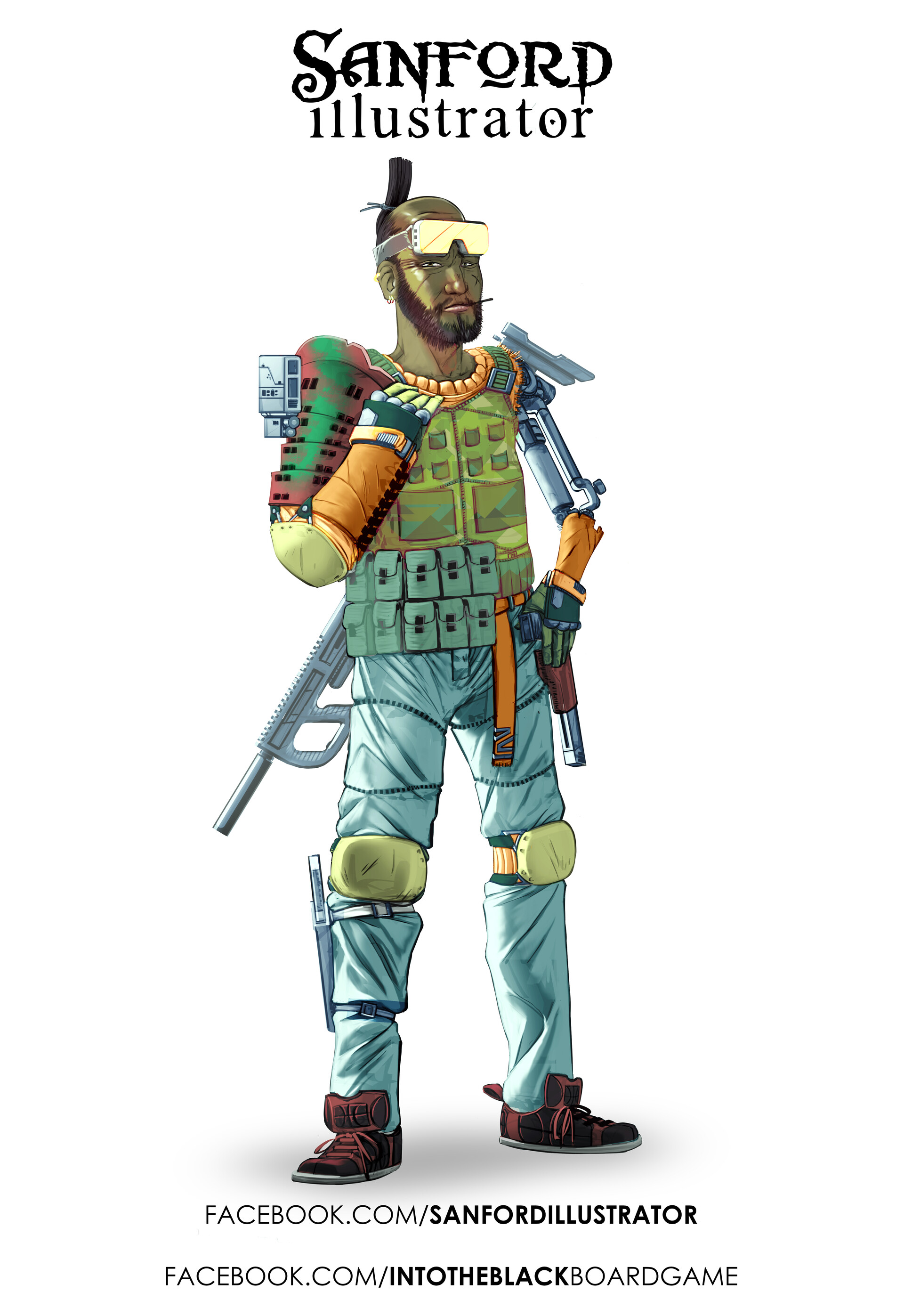 ArtStation - Into the Black - Boarding Party - First Mate