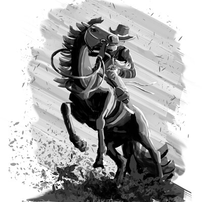 Julie Slater - Feeding Hay