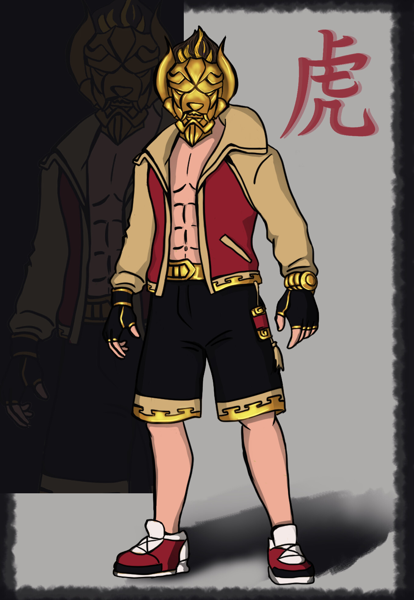 ArtStation - Gold Masked Guy