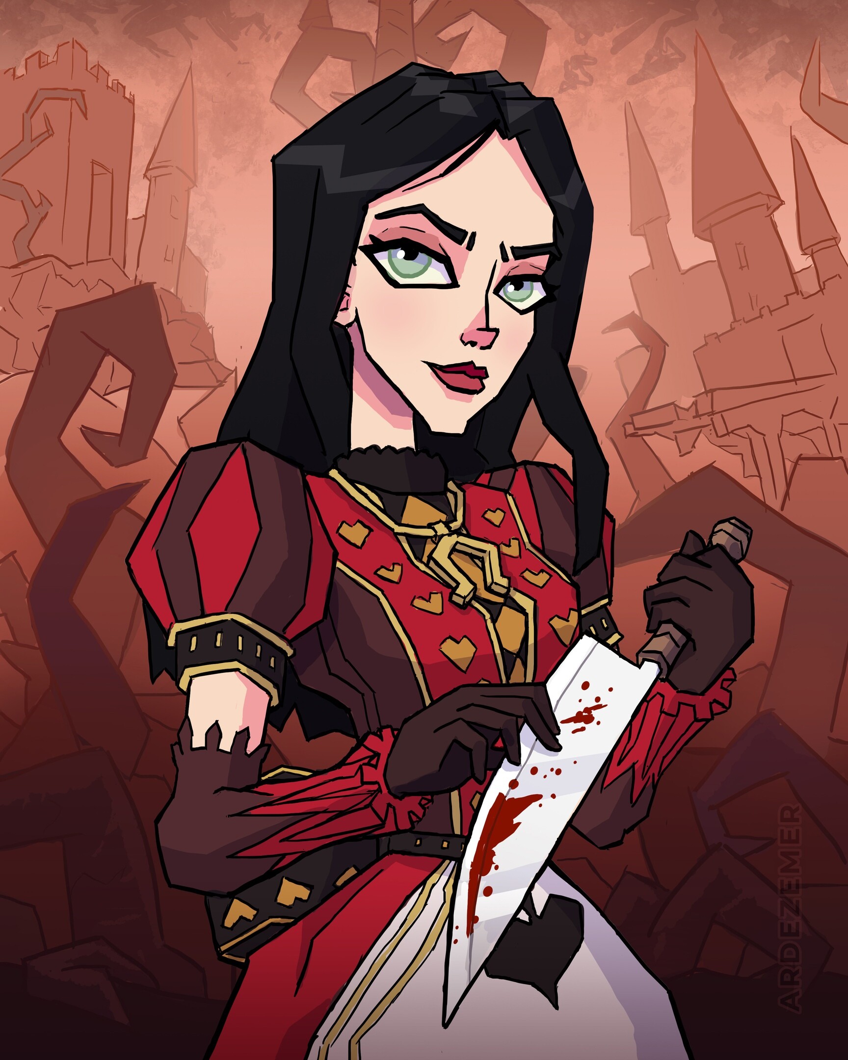 ArtStation - Alice Madness Returns - Royal suit