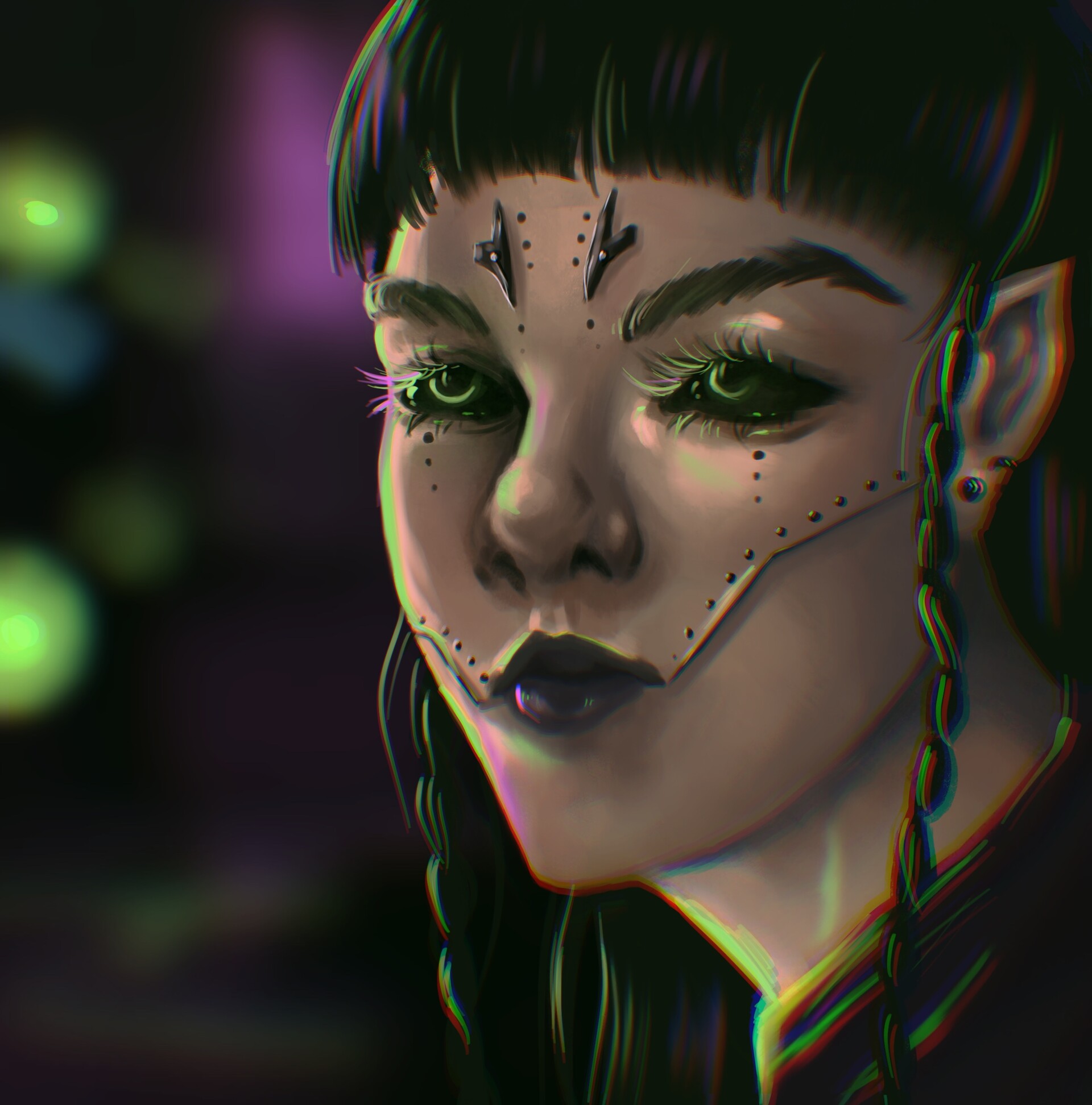 ArtStation - Portrait - cyber