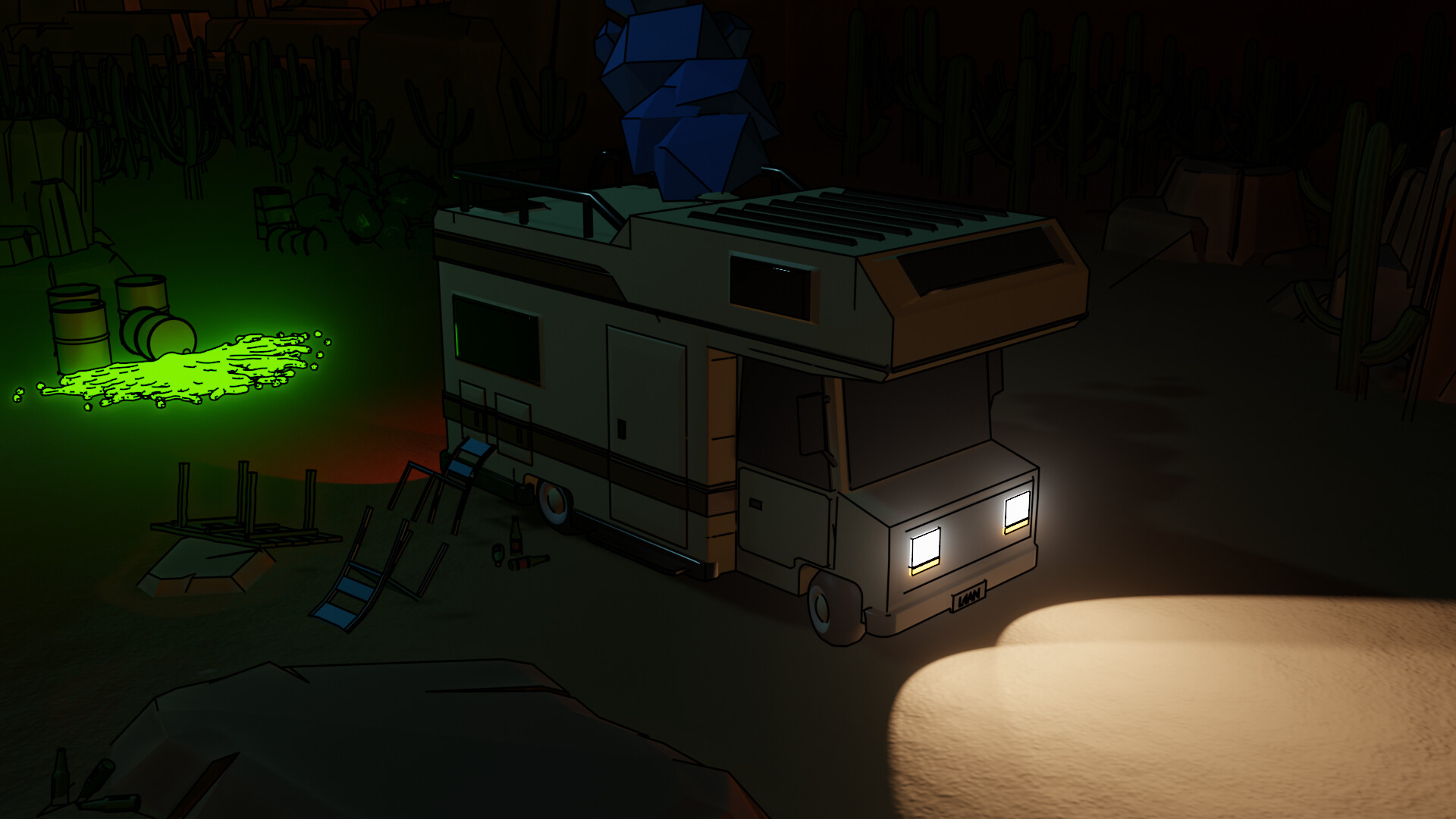 ArtStation - car home from breaking bad