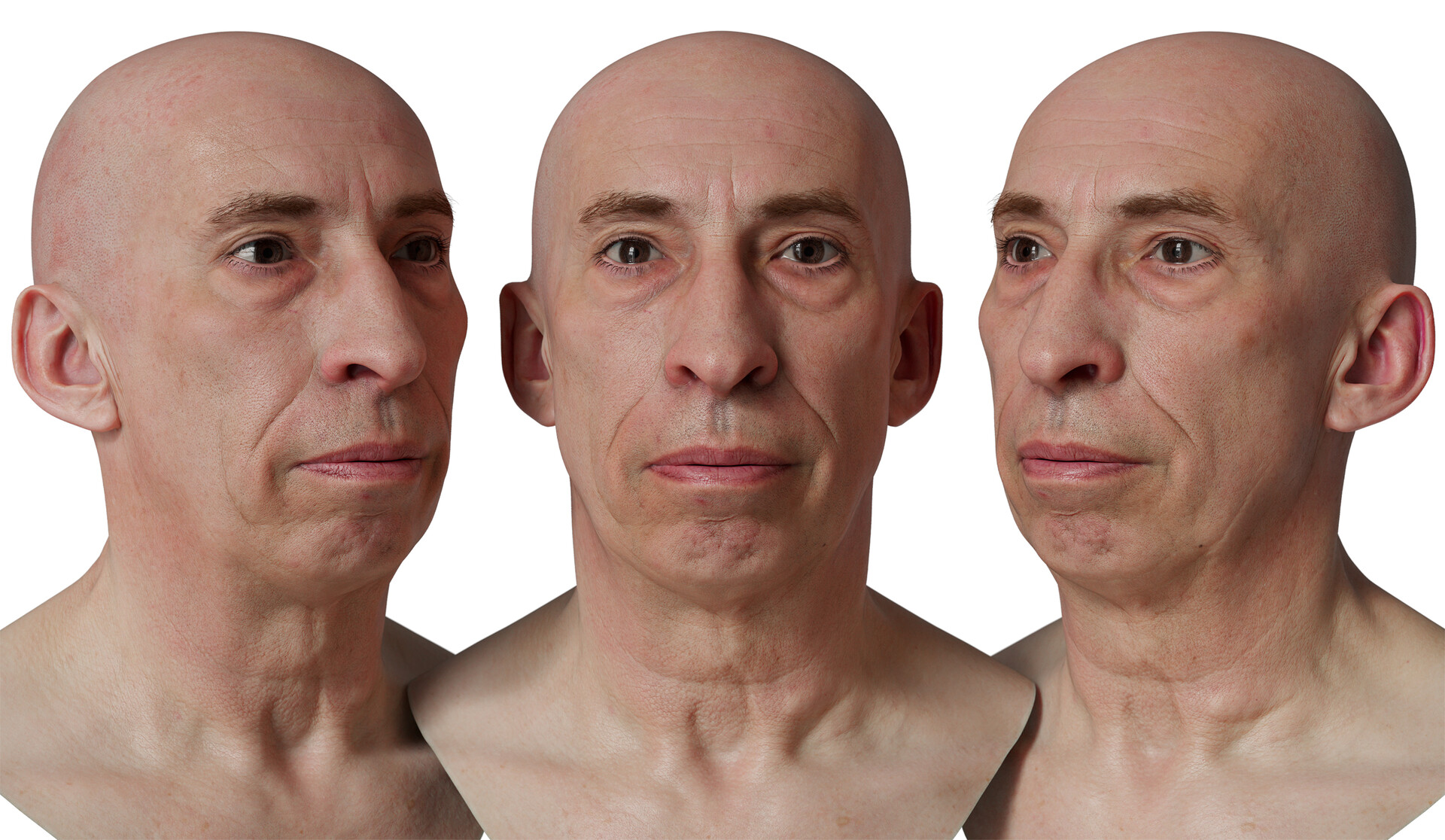 3D Scan Store - 80 x New HD Head Scans