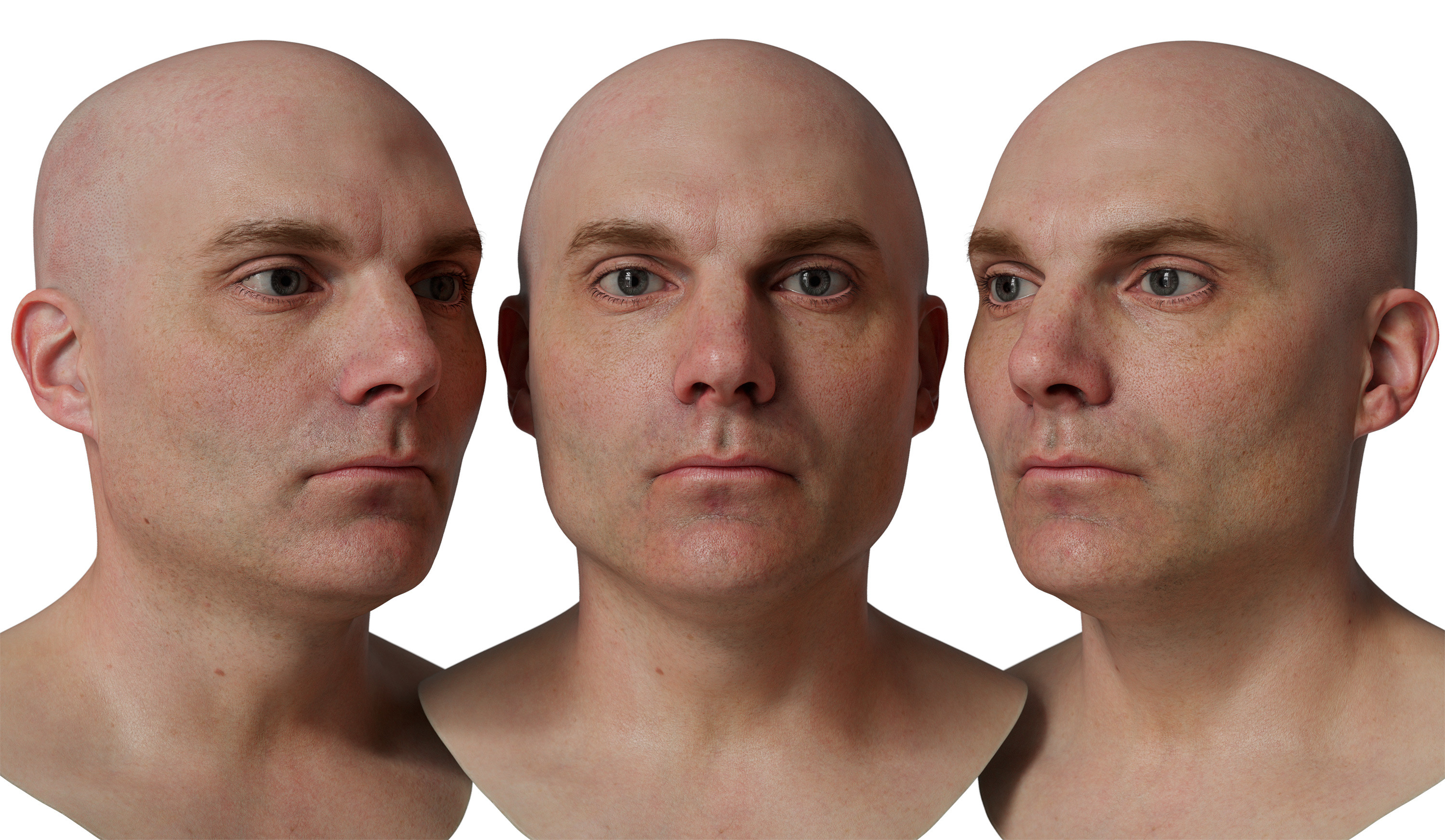 3D Scan Store - 80 x New HD Head Scans