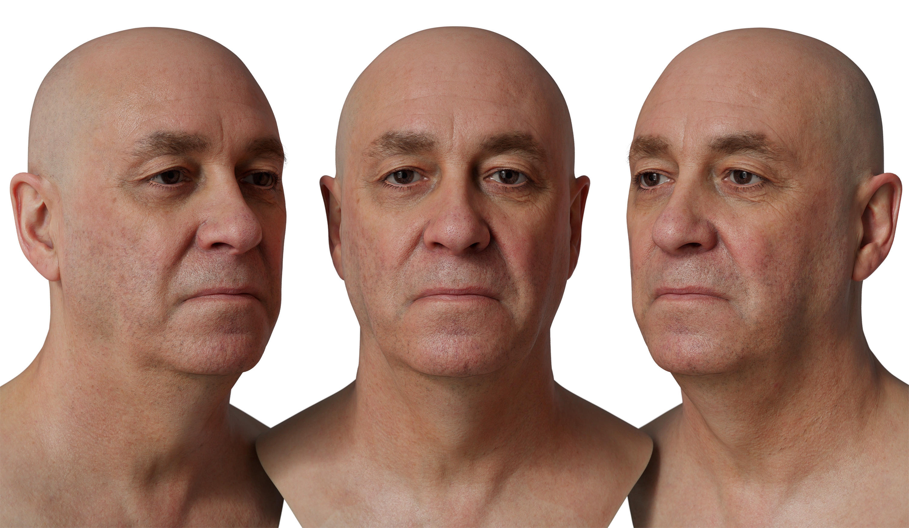 3D Scan Store - 80 x New HD Head Scans