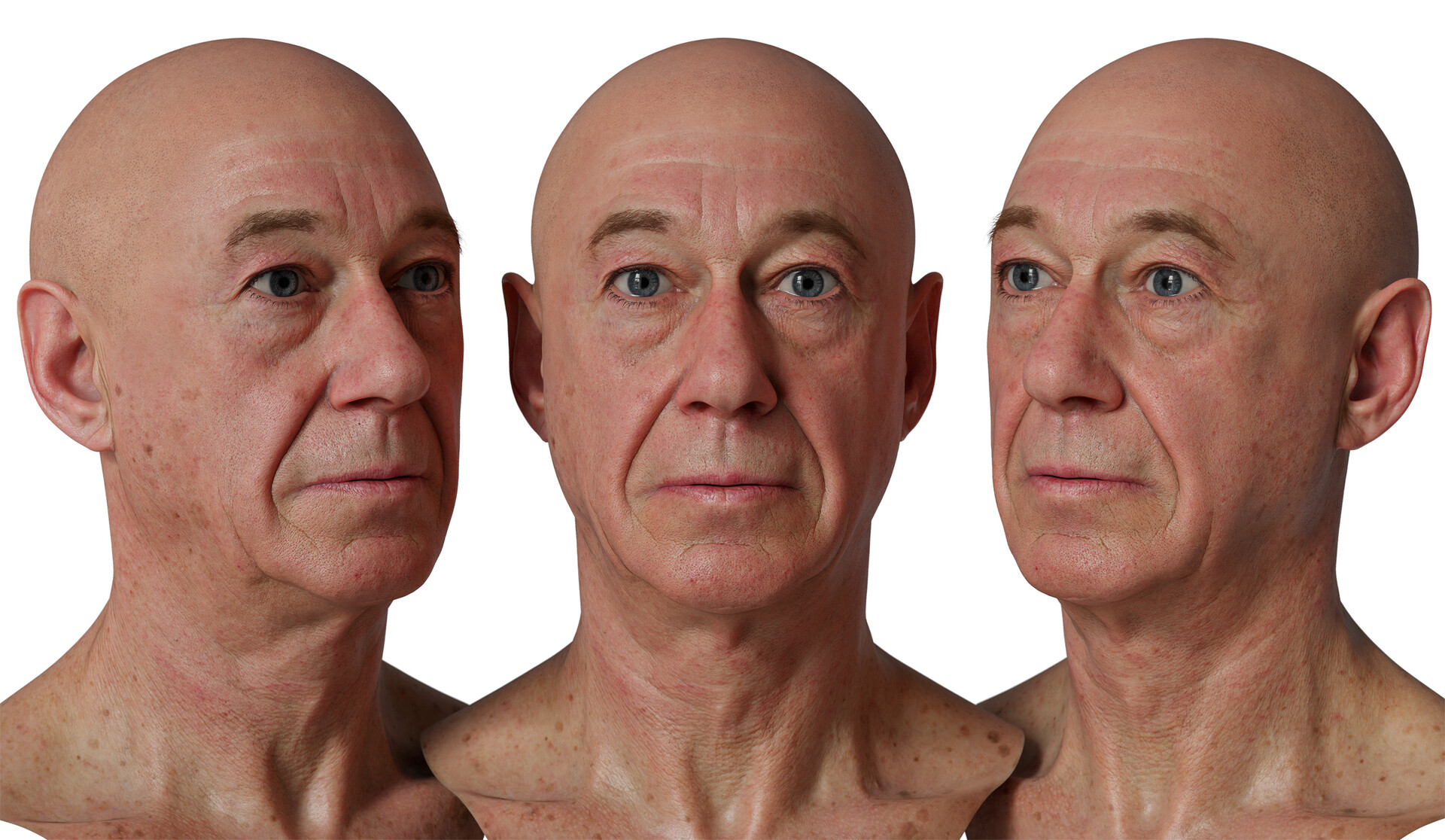 3D Scan Store - 80 x New HD Head Scans