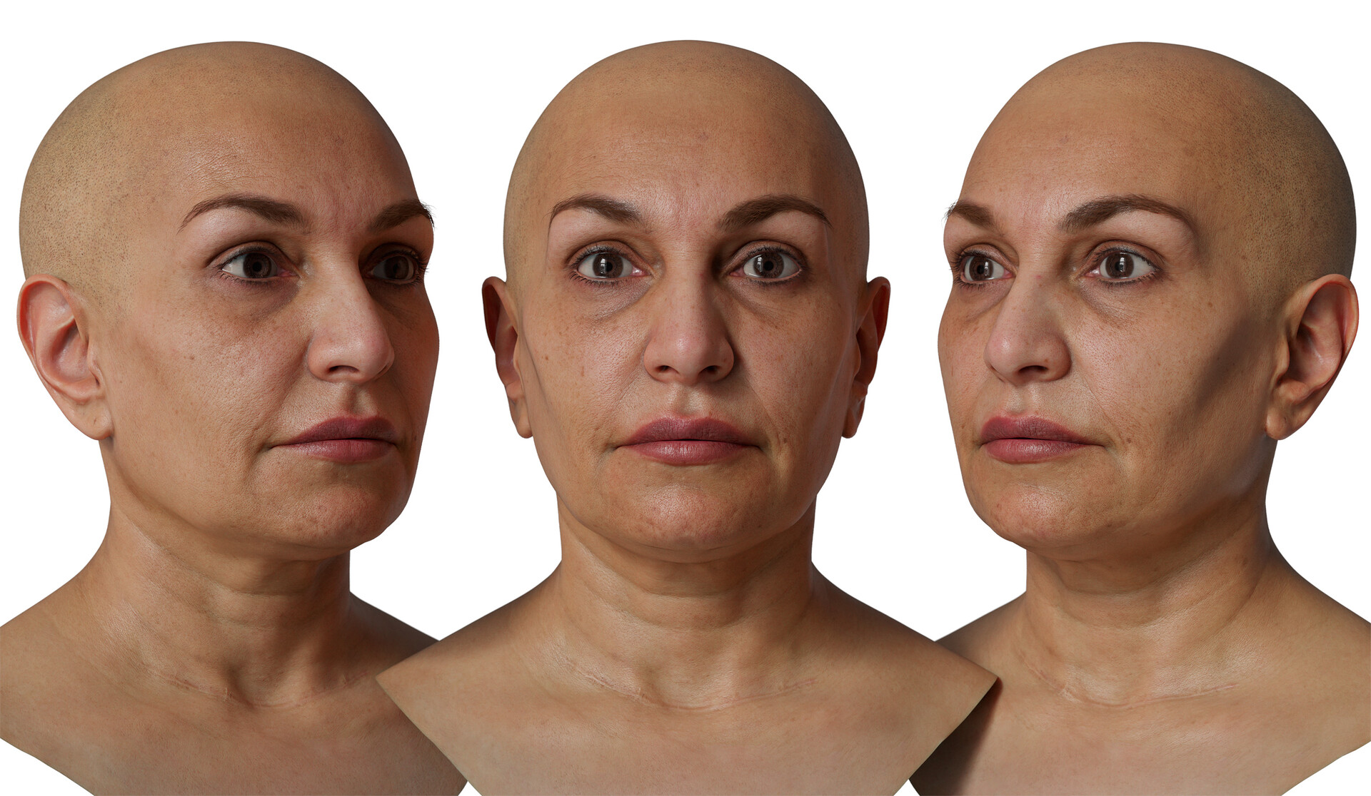 3D Scan Store - 80 x New HD Head Scans