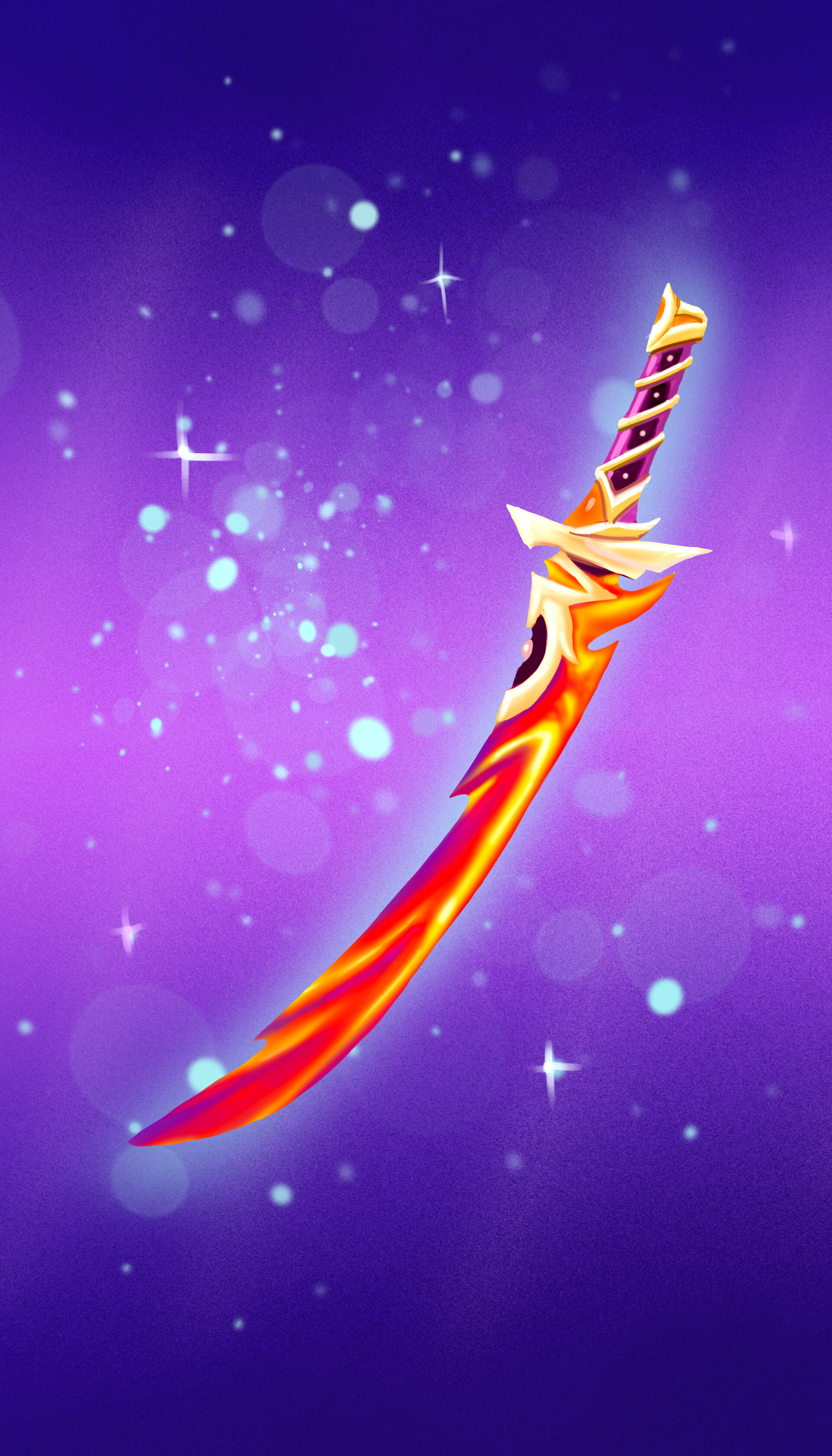 ArtStation - Fan art of the sword from Genshin Impact