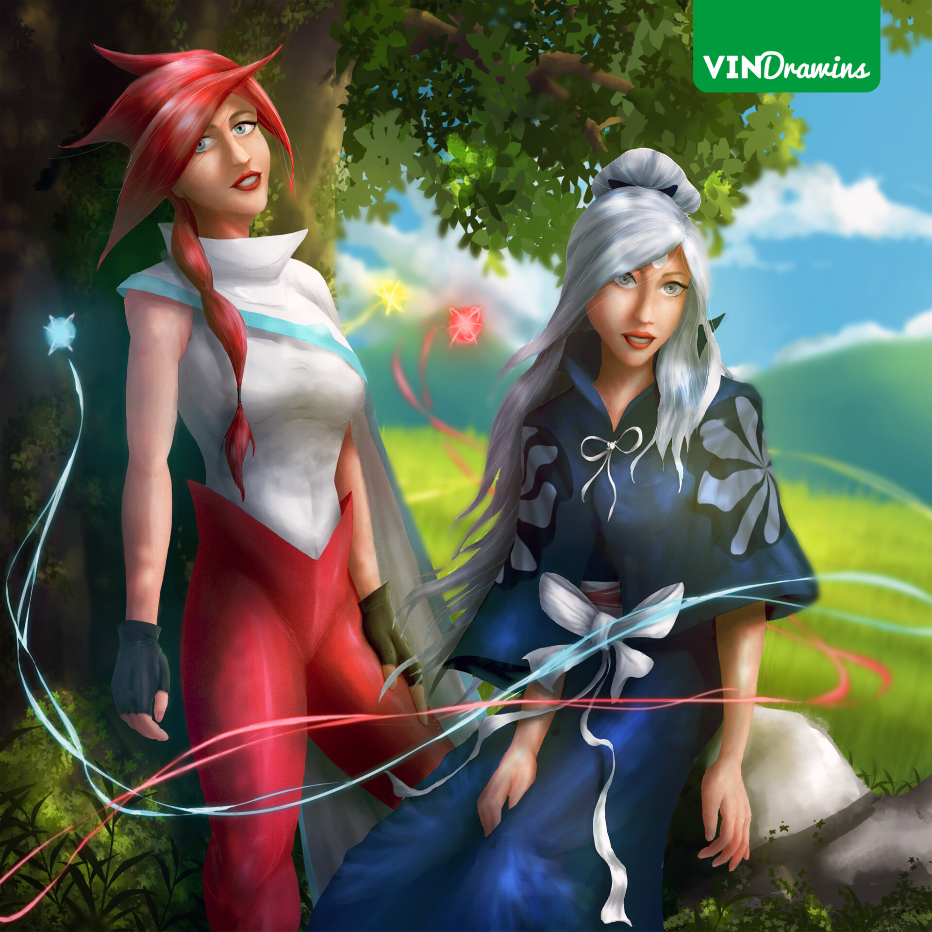 ArtStation - Nima & Faye - Rossdraws #truecolorsdtiys