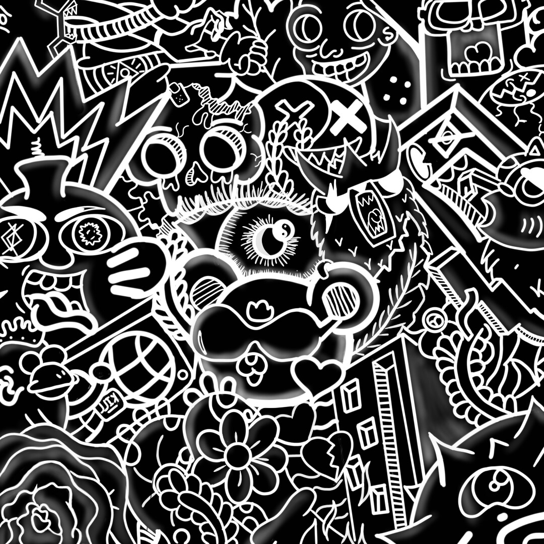 ArtStation - Eye Doodle Illustration