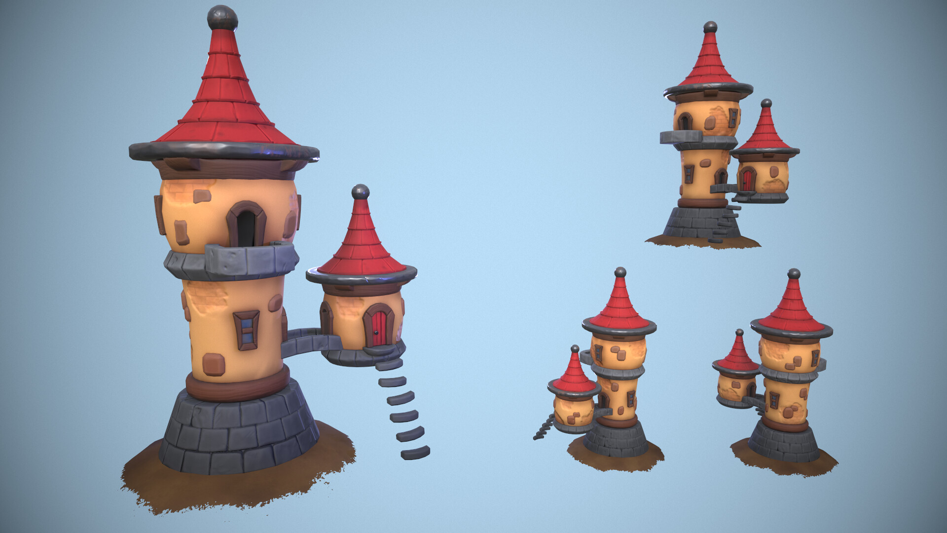 ArtStation - Stylized magic tower