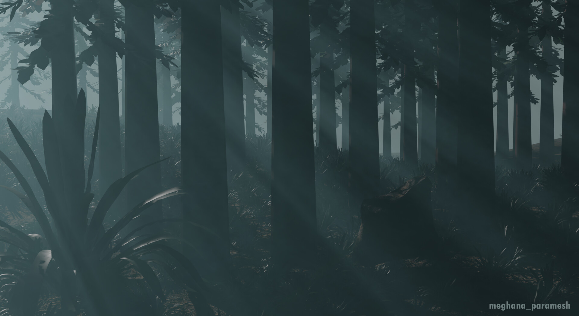 ArtStation - Forest Scene