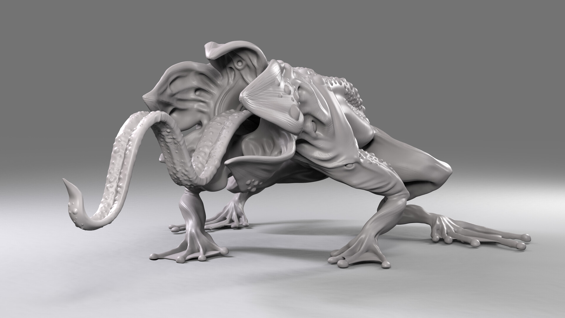 Agnieszka Goch - Demofrog — Demogorgon's amphibious cousin