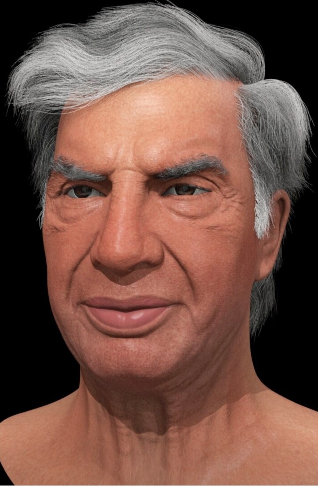 ATUL SHUKLA - Sir Ratan Tata 3D portrait