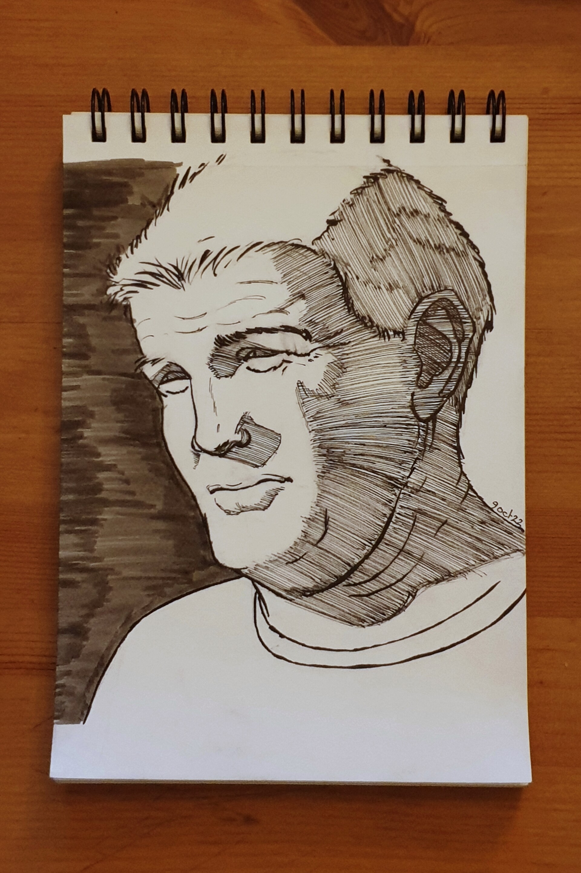 ArtStation - Portait drawing for inktober2022