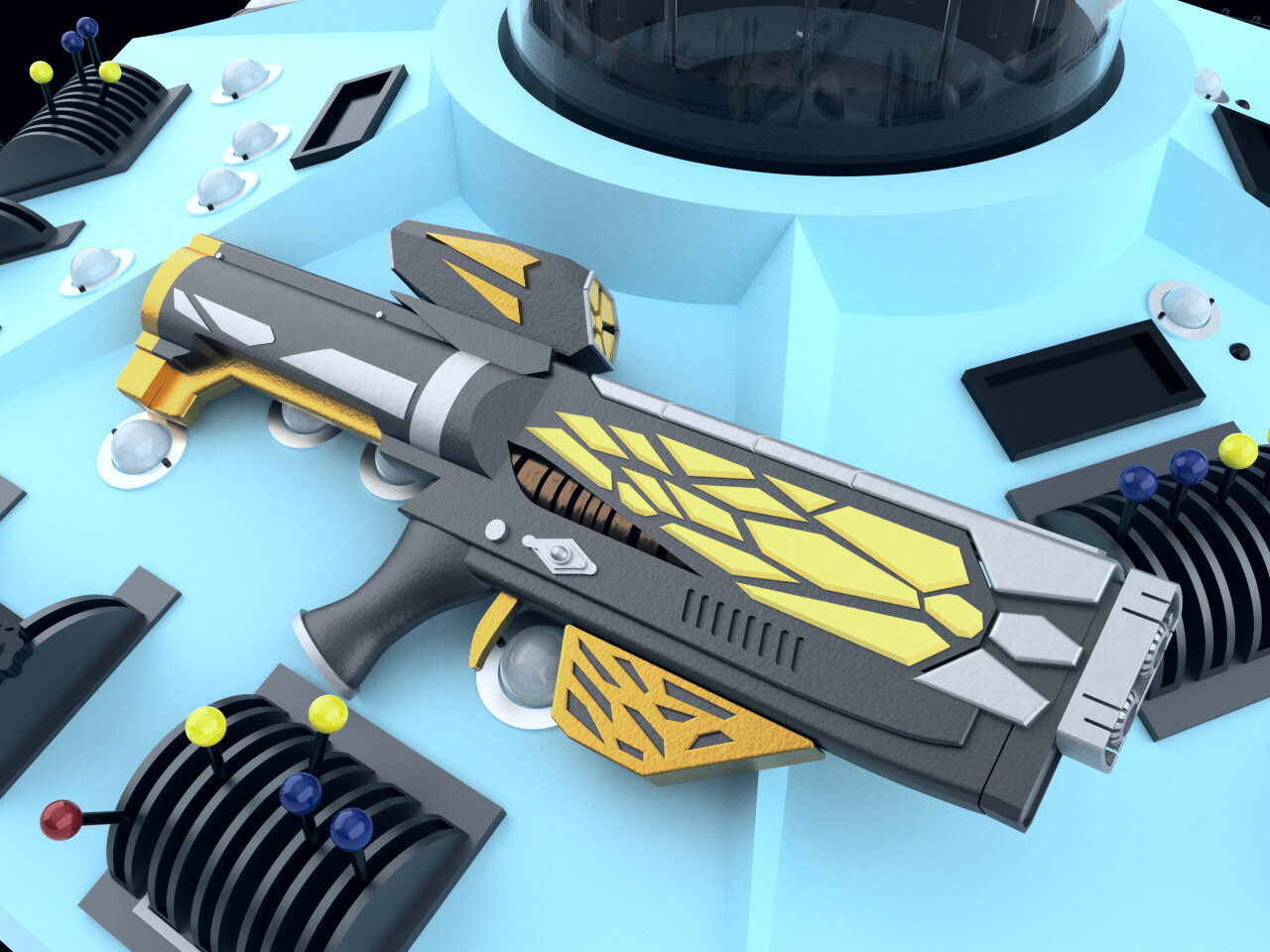 ArtStation - Doctor Who FLux Division rifle