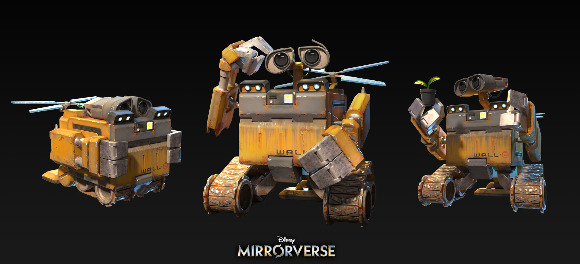 Mathieu Godet - Mirrorverse - Wall-e