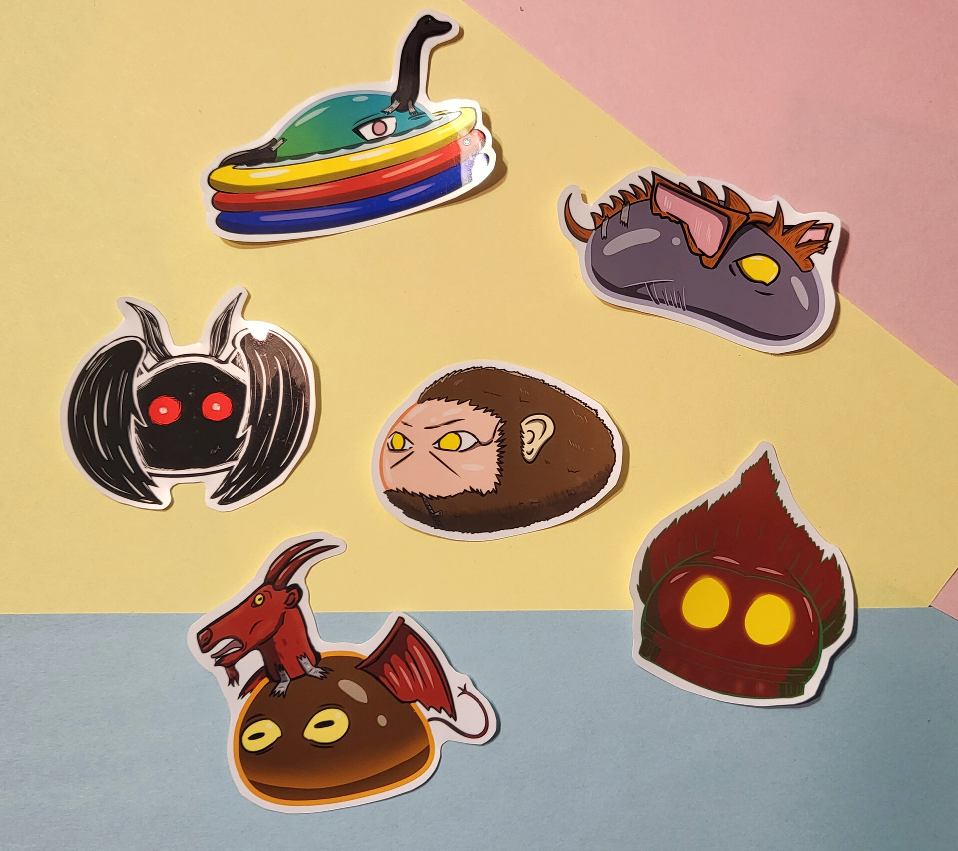 Robert Meggs - Cute Cryptid Slime Stickers