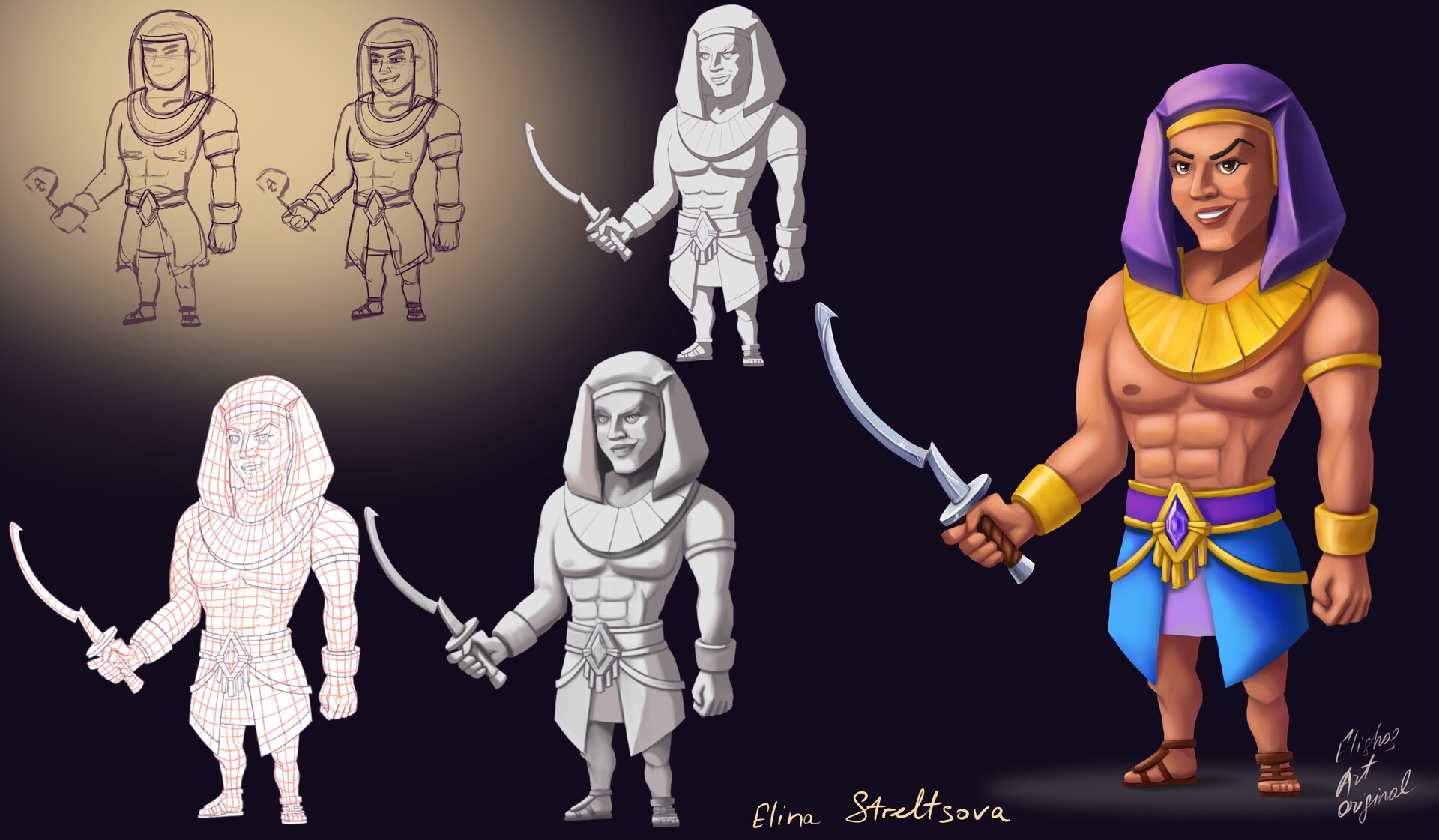 ArtStation - Egyptian character