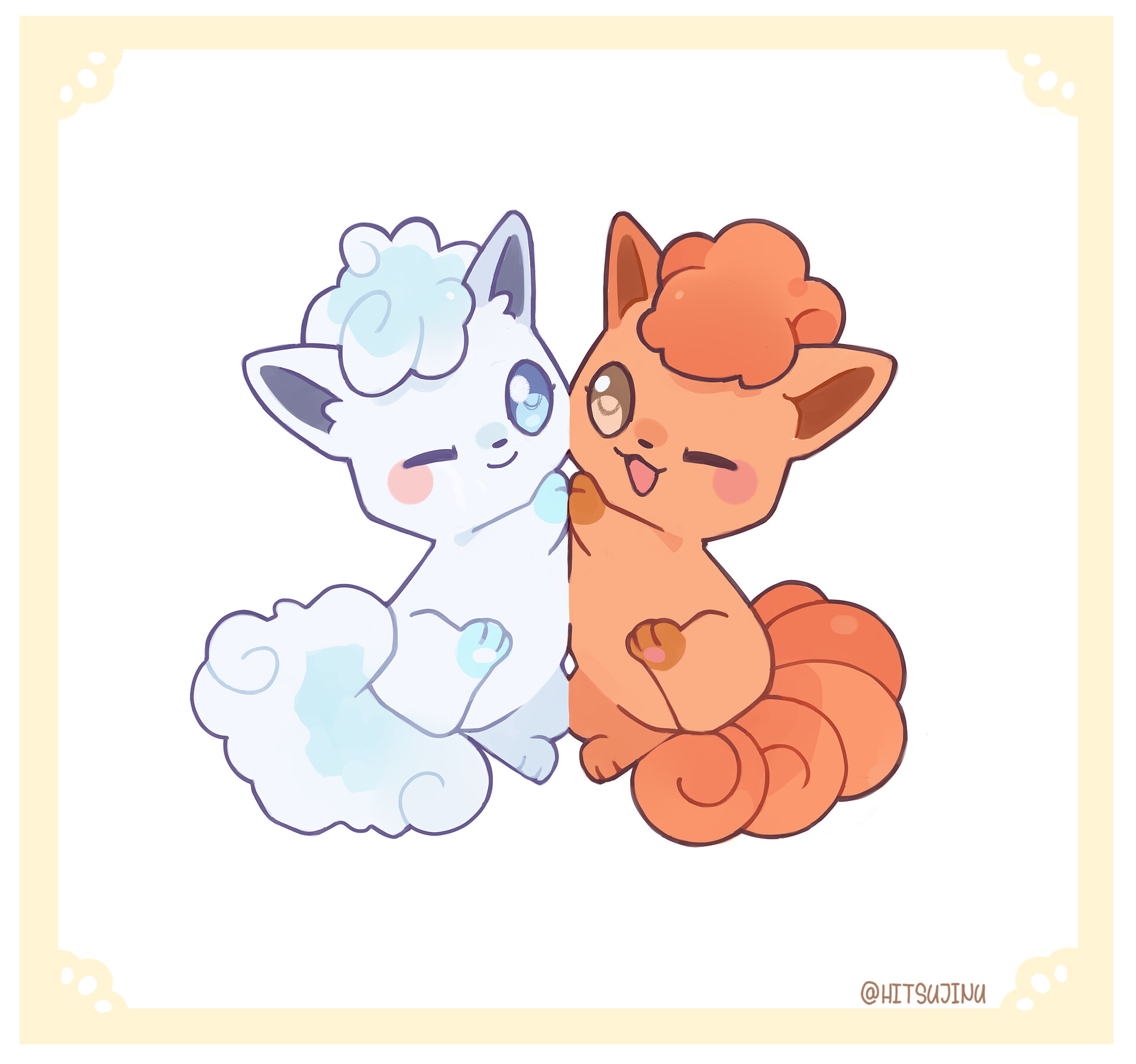 ArtStation - Vulpix x2