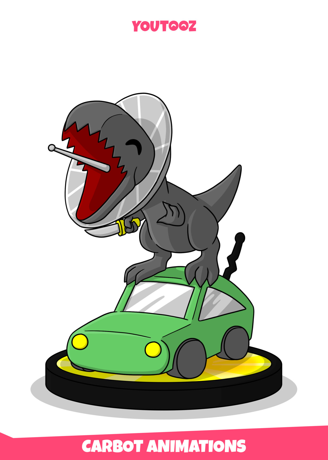 racckun - Jordan W. - Contracted Youtooz Concept - Carbot Animations