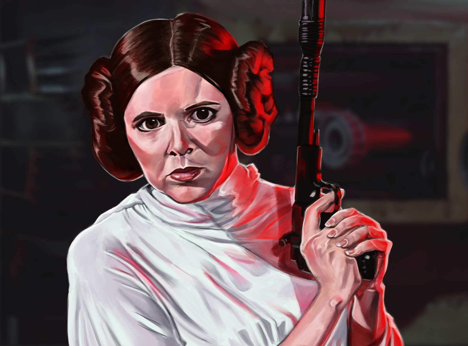 Artstation Star Wars Fanart Princess Leia