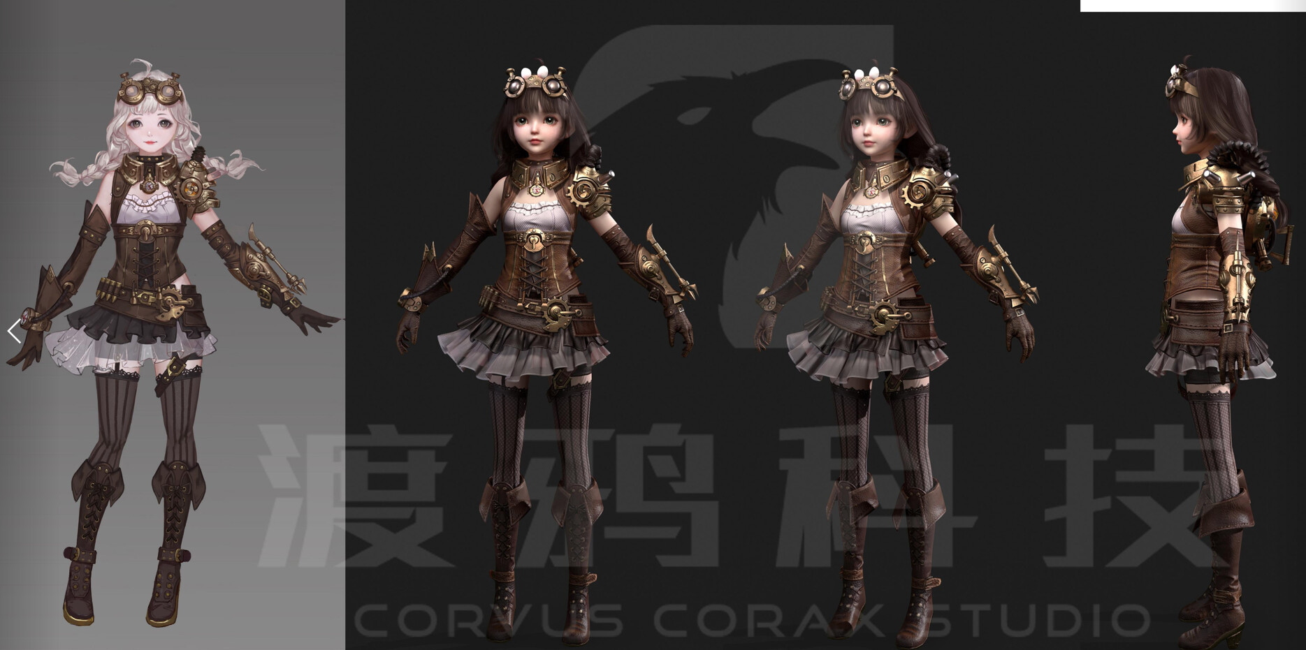 ArtStation - RavenGame Studio Art outsourcing project