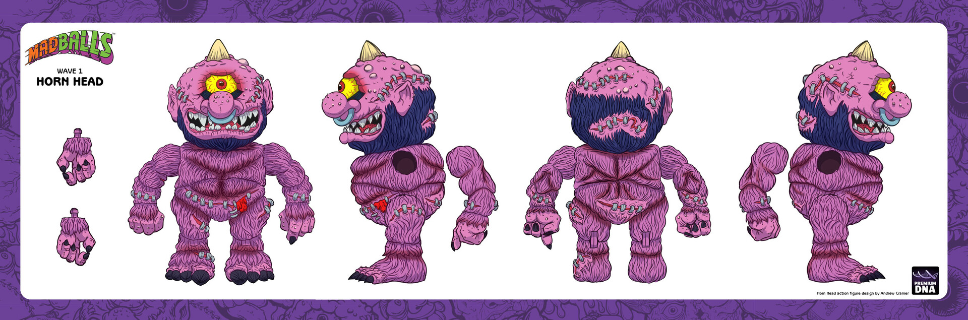 ArtStation - Madballs Horn Head