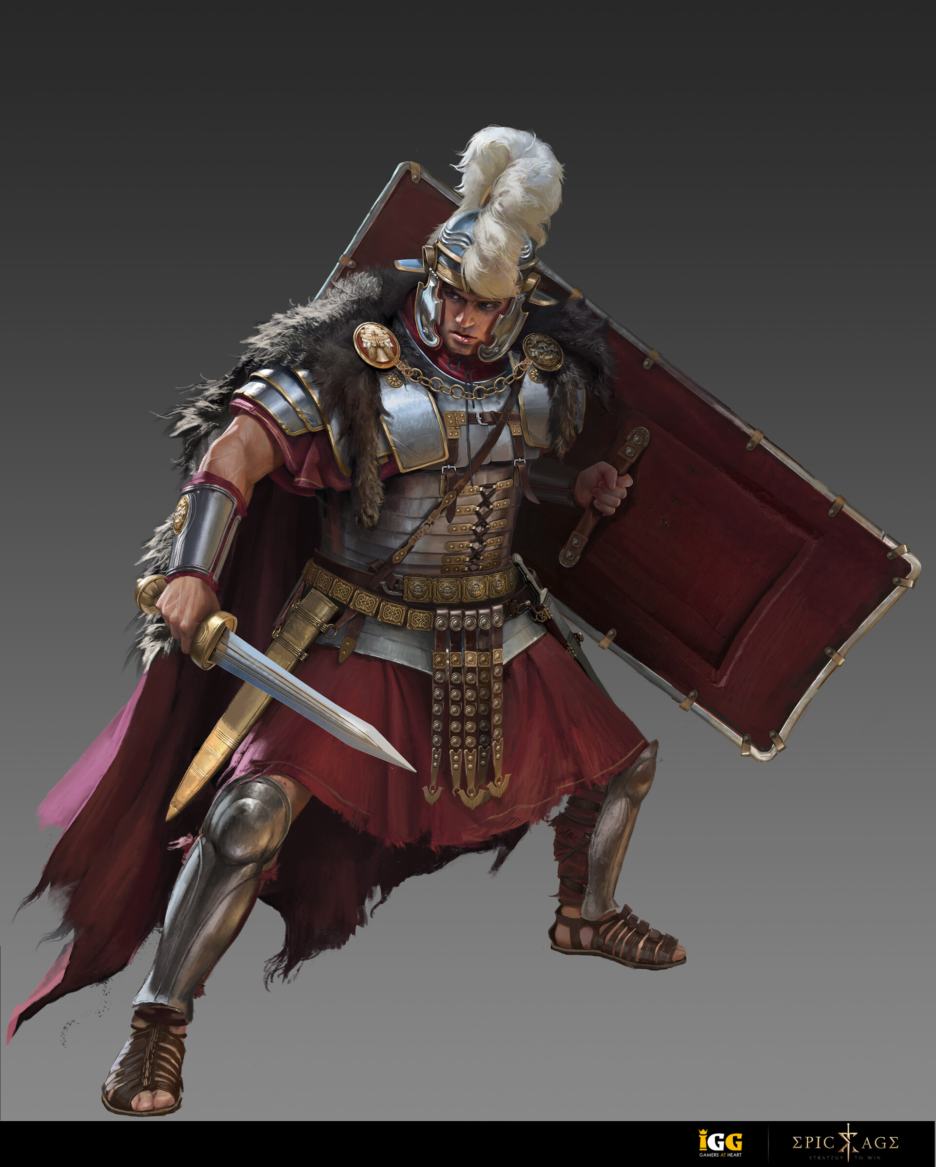 Roman Legionary Fantasy Art