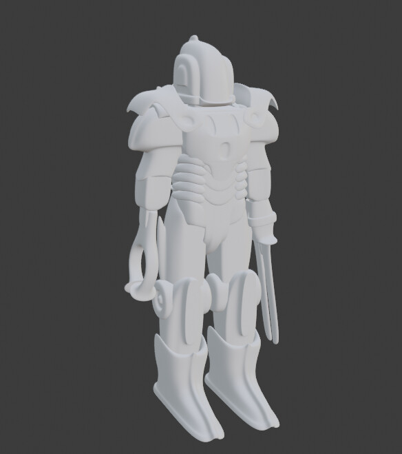 ArtStation - Sci-Fi Armour suit