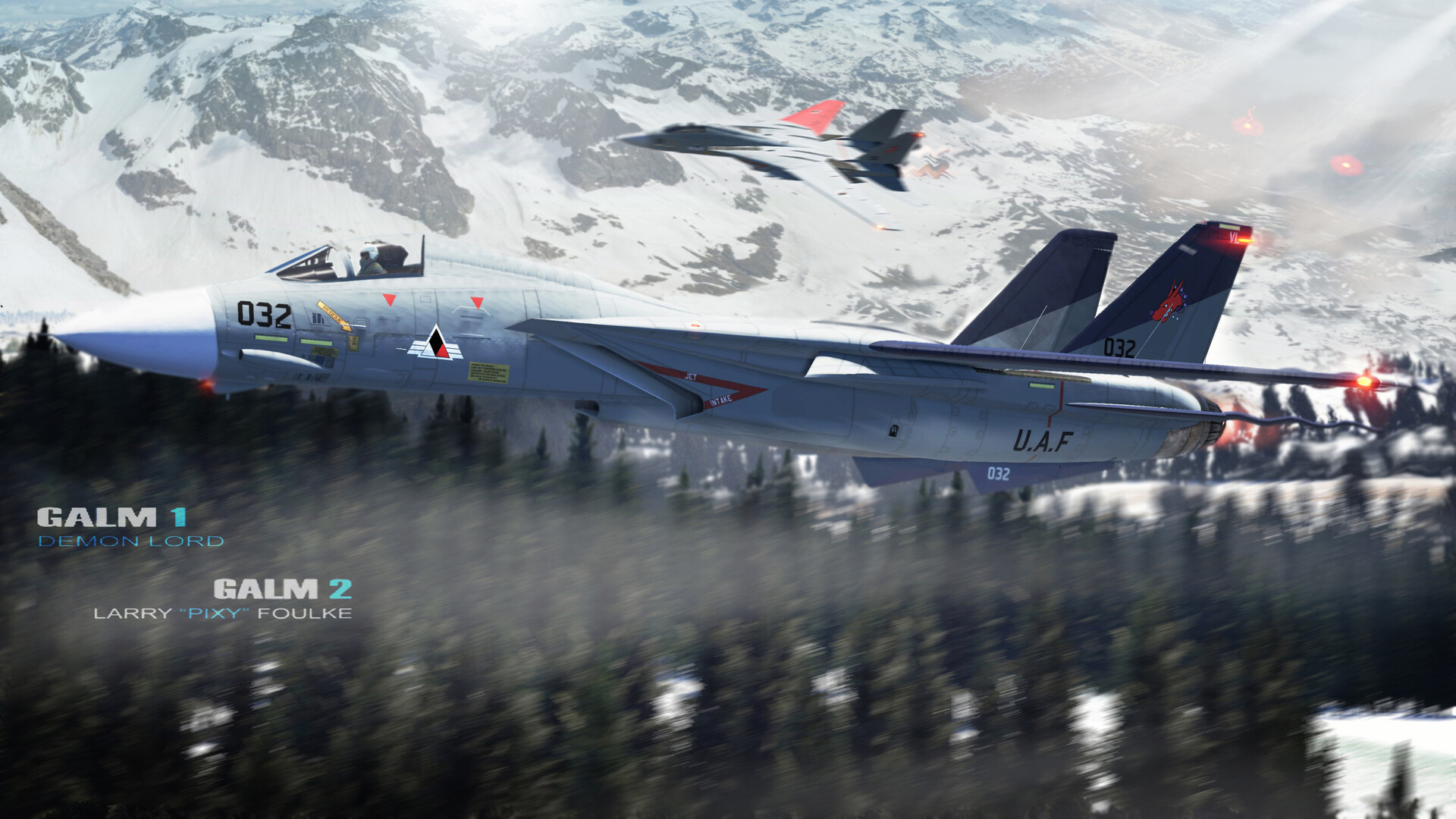 CIRCASSIAN - The 66th Air Force Unit "Galm". Over the Tyrann Mountains ...